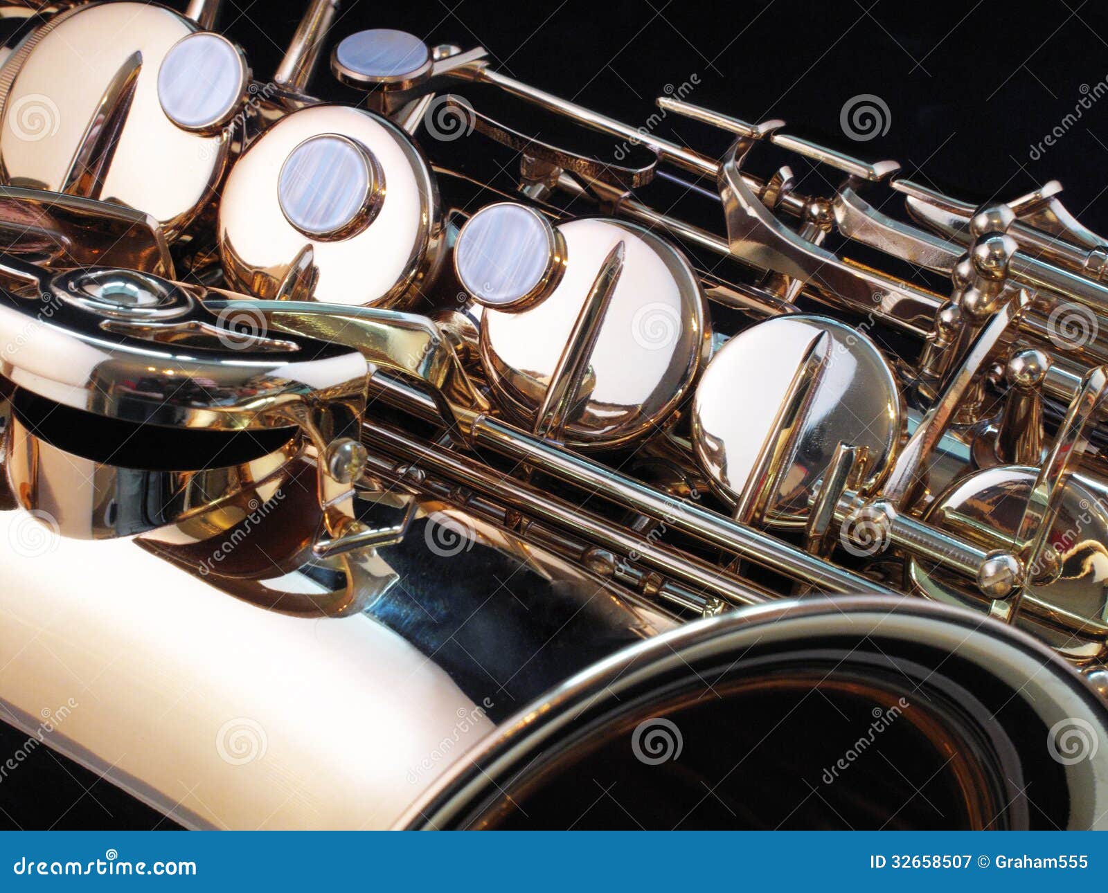 Saxophone Keys stock image. Image of playing, keys, horn - 32658507