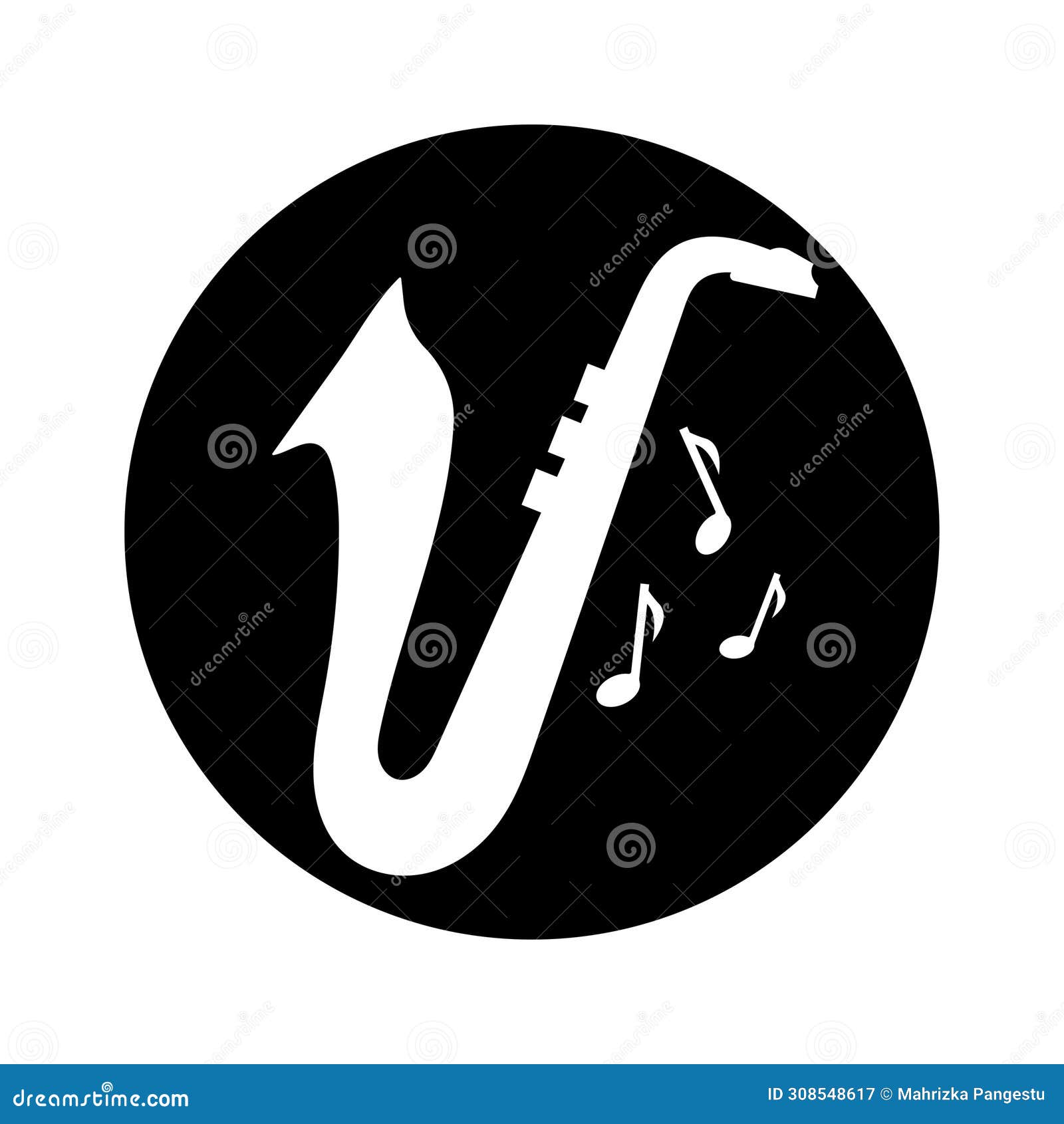 Saxophone logo stock vector. Illustration of swing, instrumental ...