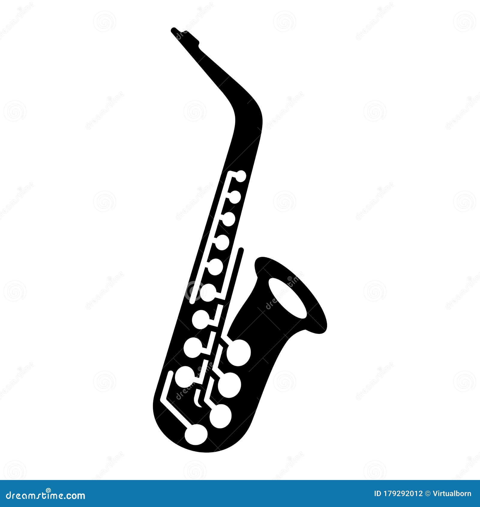 Saxophone Icon, Outline Isometric Style Vector Illustration ... Saxophone Icon, Outline Isometric Style Vector Illustration ...