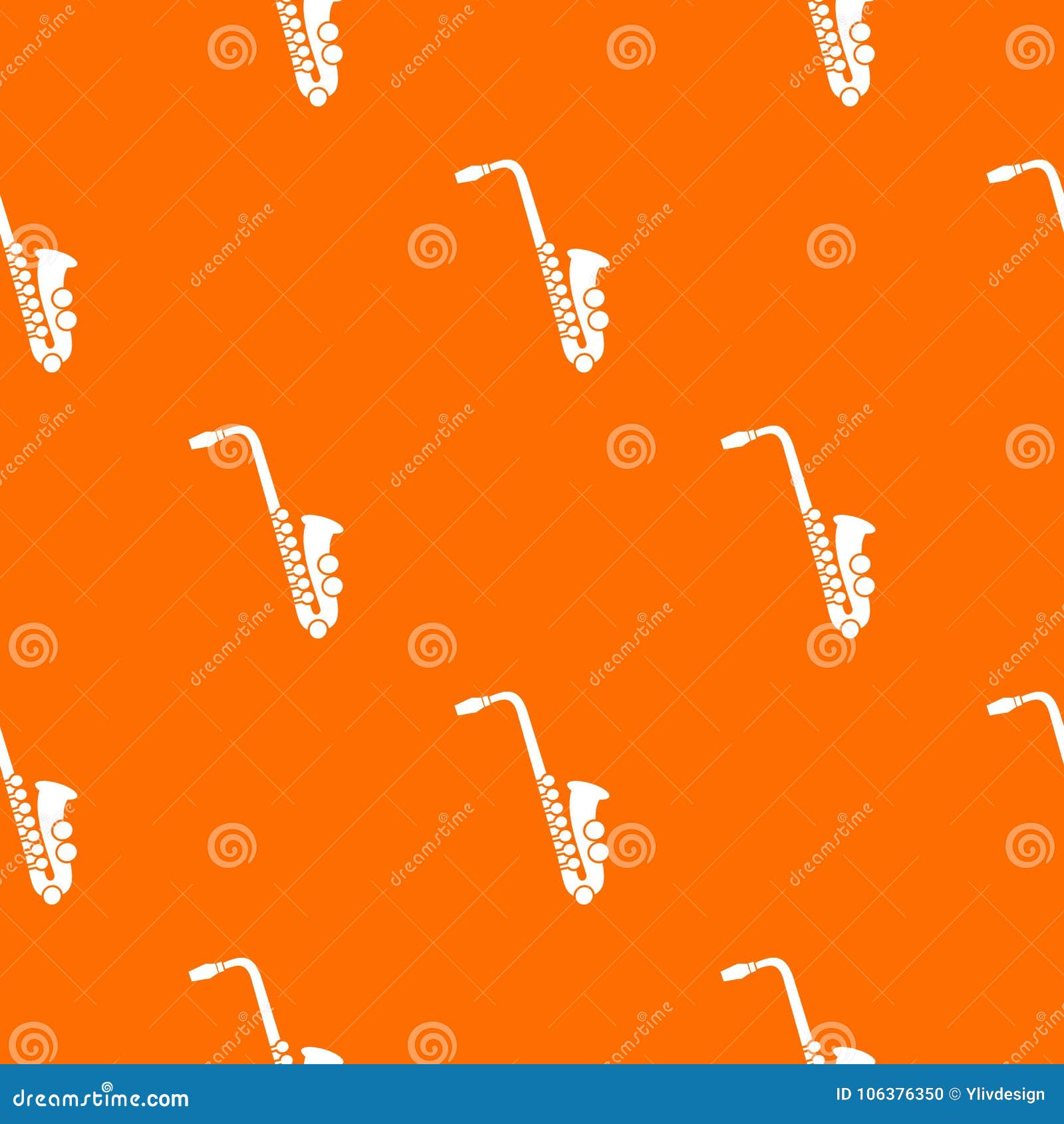 Saxophone pattern seamless stock vector. Illustration of mouthpiece ...
