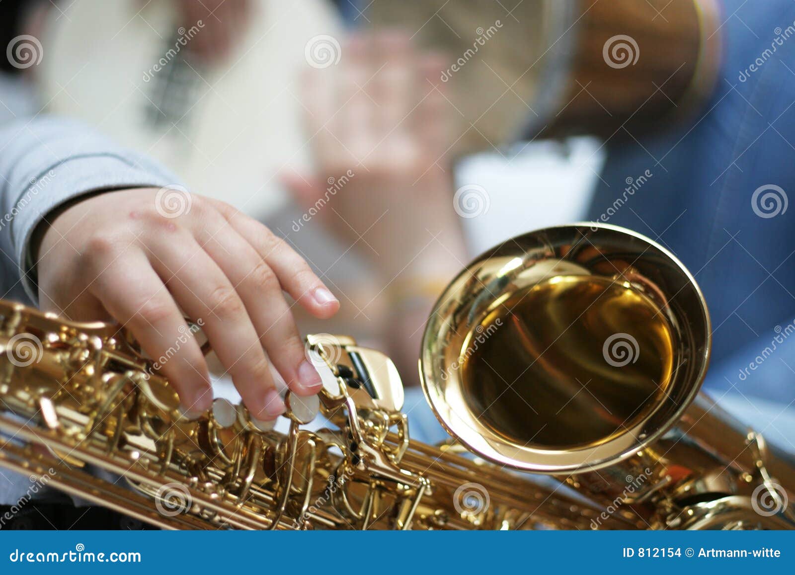 Saxophone player stock photo. Image of blow, detail, choir - 812154