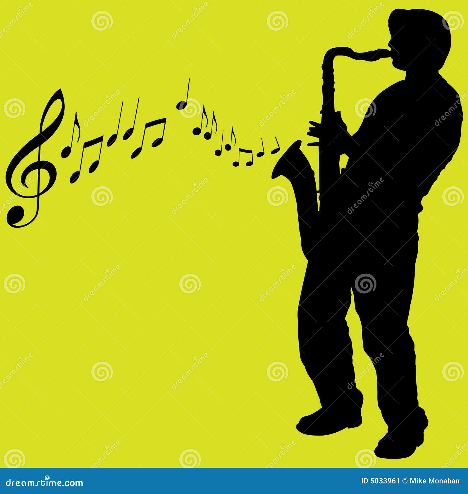 Saxophone Player Illustration Stock Vector - Illustration of play ...