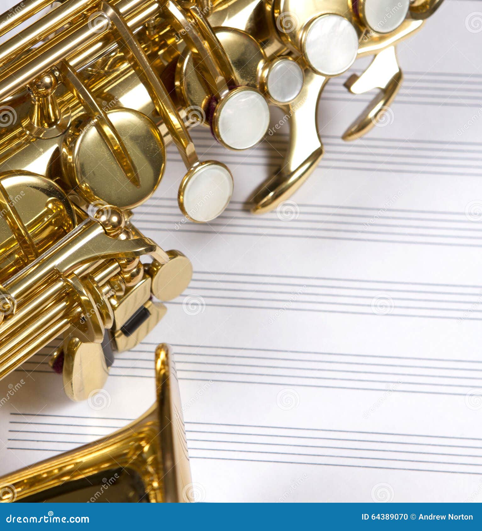 Saxophone stock photo. Image of five, alto, gold, rhythm - 64389070