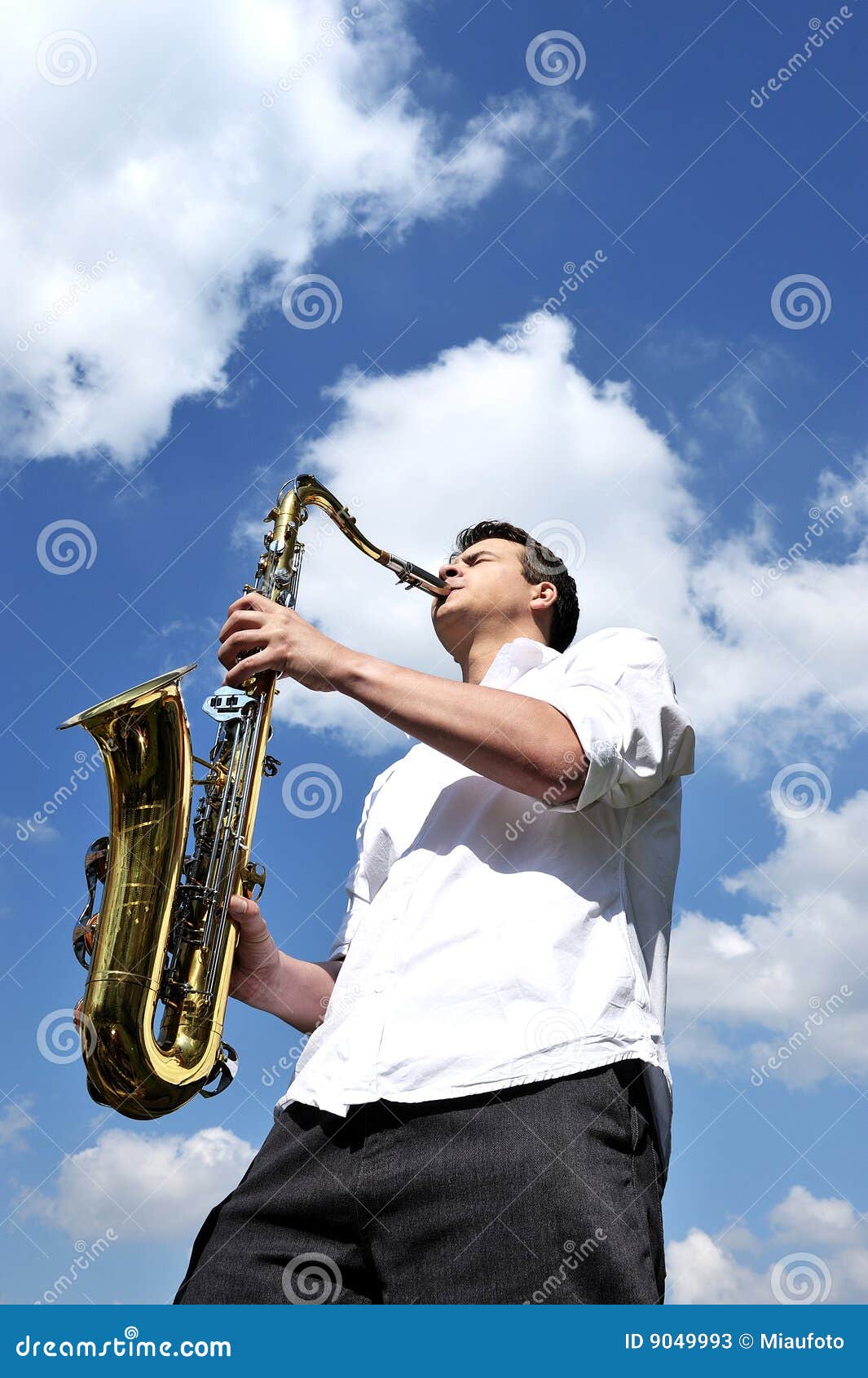 Saxy player stock image. Image of festival, jazz, flyer - 9049993