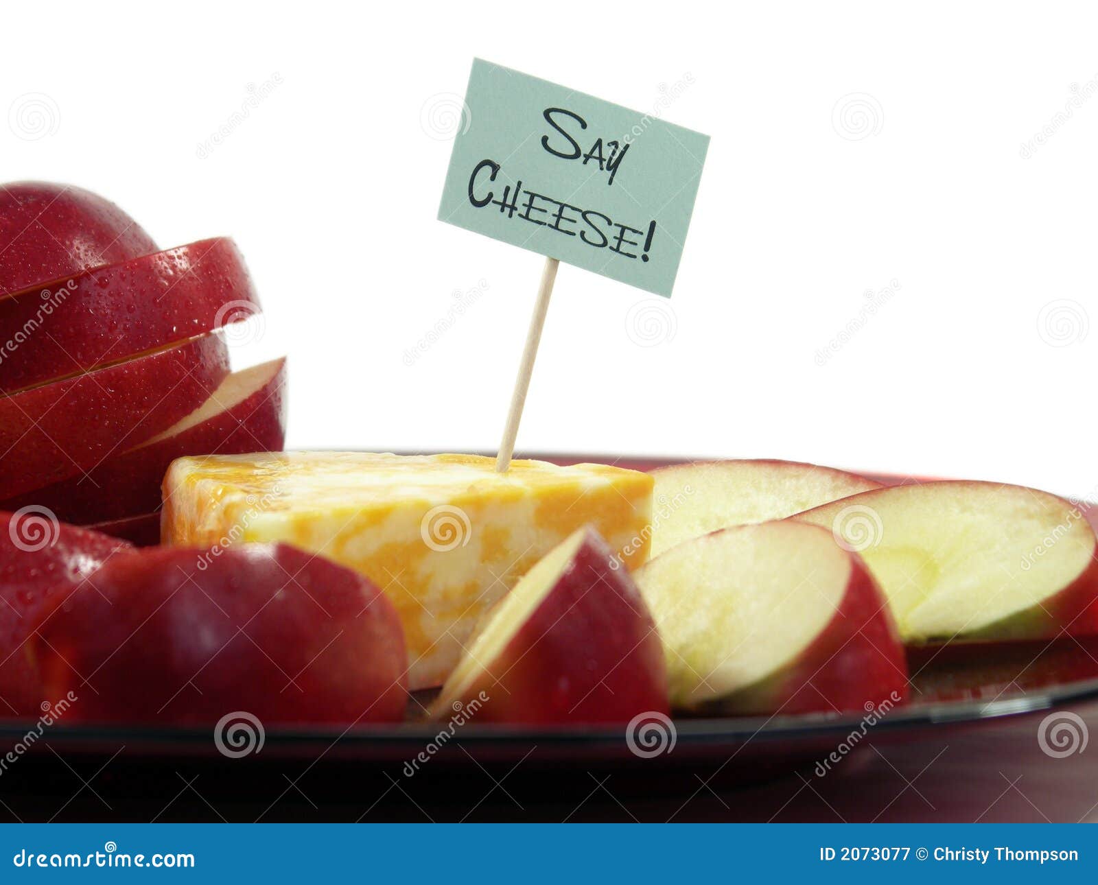 Say cheese stock image. Image of plate, food, fruit, fitness - 2073077