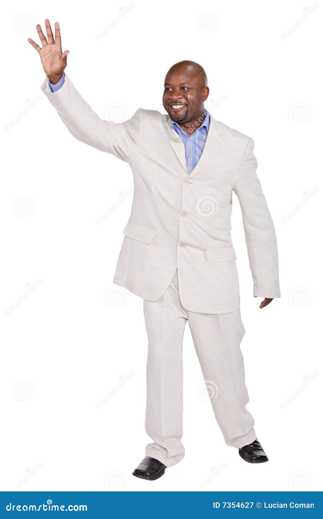 Say goodbye stock image. Image of shirt, beard, african - 7354627