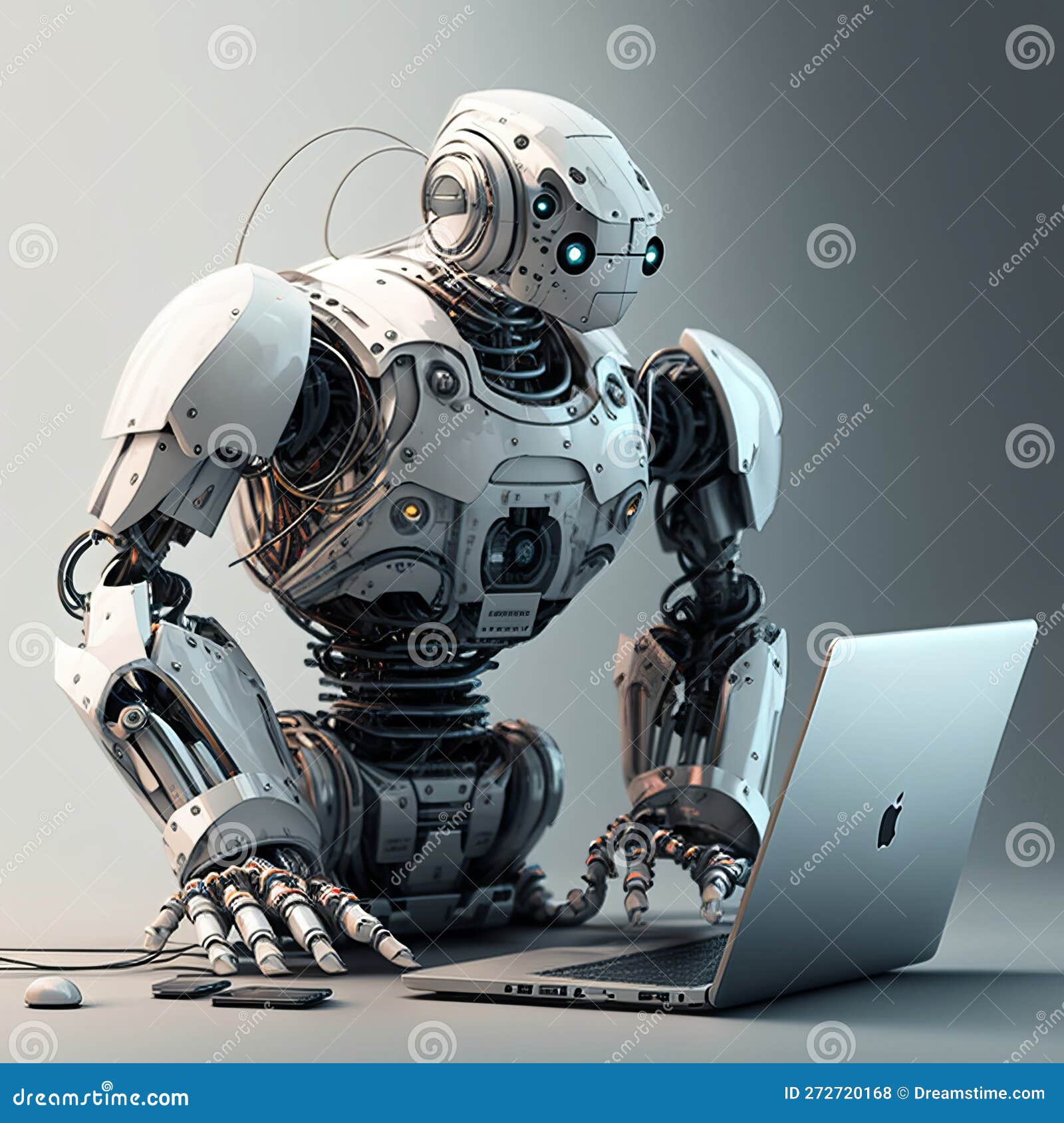 Cutting-Edge AI Chatbot with GPT Technology Stock Illustration ...