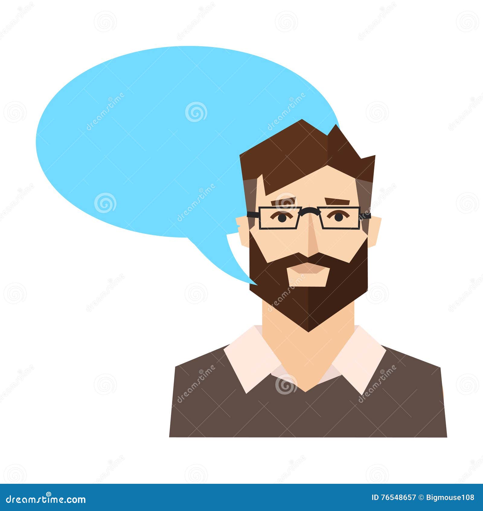 Say Man. Vector stock vector. Illustration of formal - 76548657