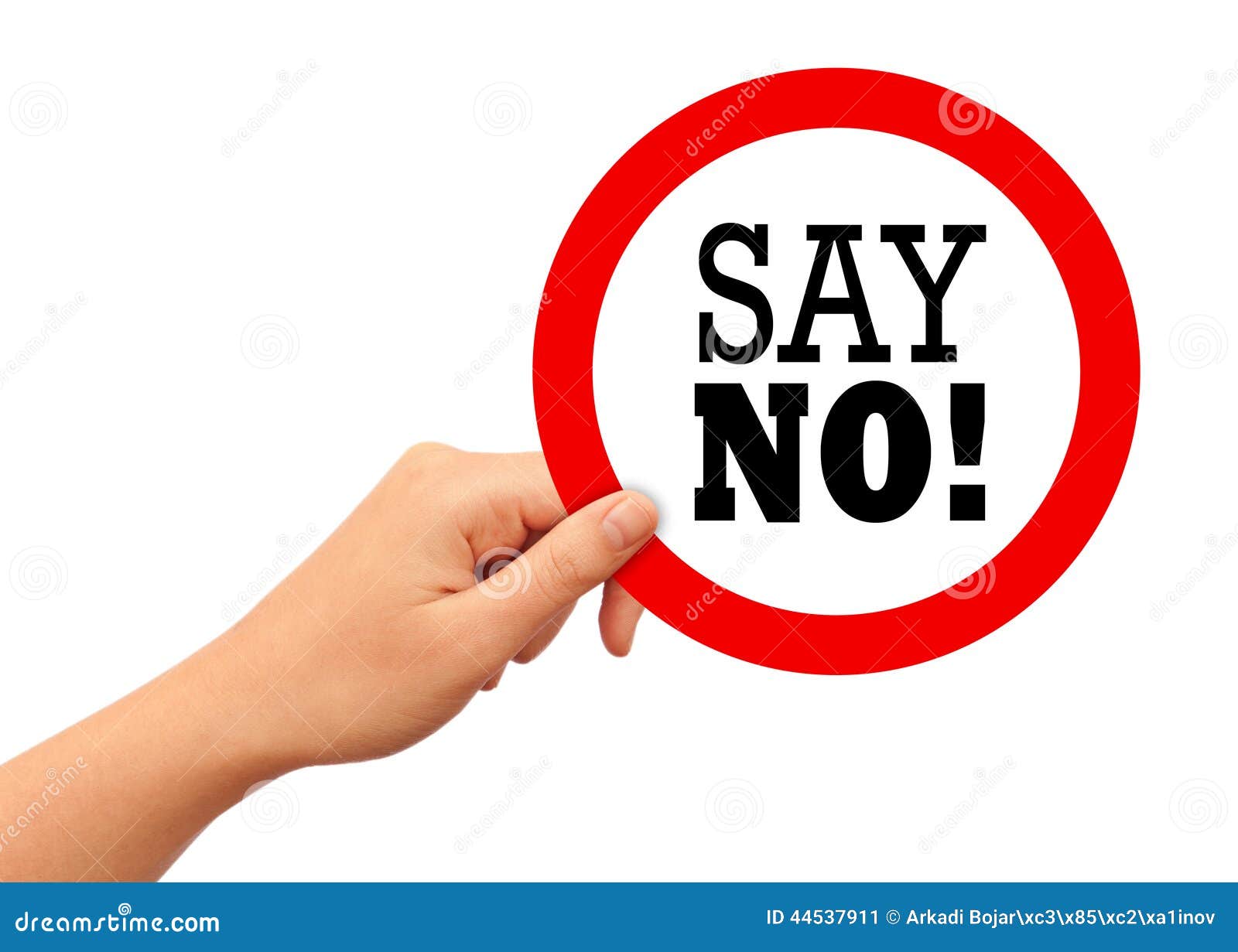 Say no stock image. Image of choose, button, human, decision - 44537911