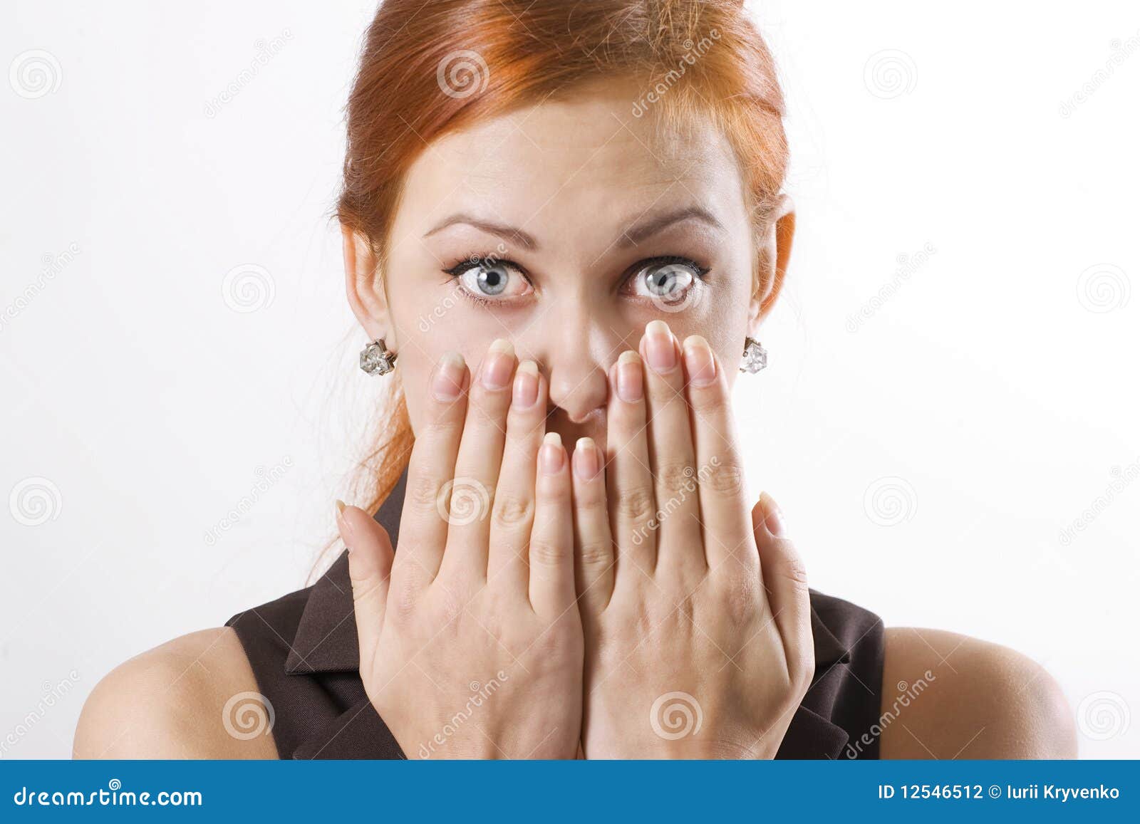 Say nothing stock photo. Image of finger, fashion, isolated - 12546512