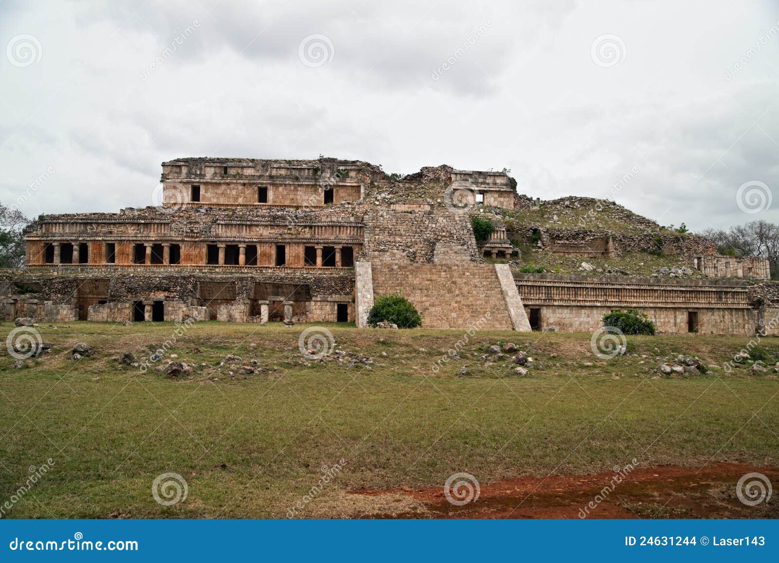 Sayil main palace stock photo. Image of culture, archaeology - 24631244