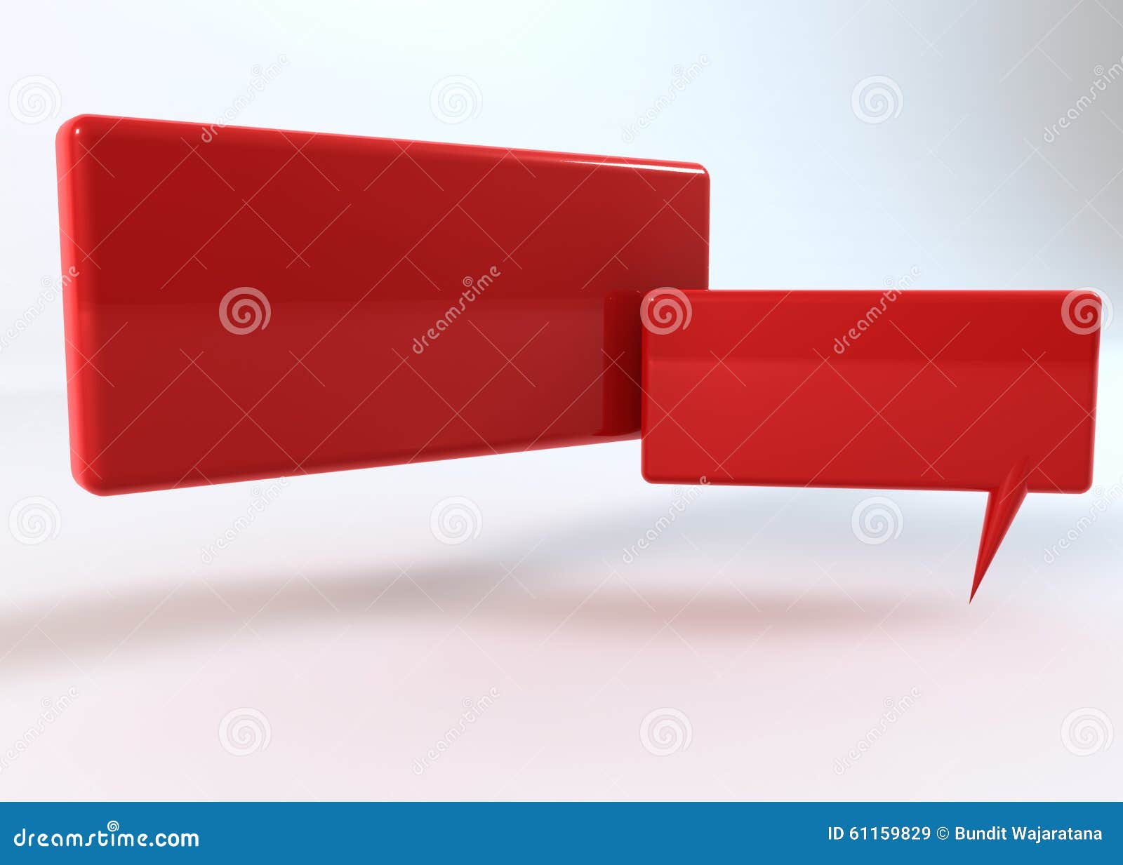 Saying Red Box on White Background Stock Illustration - Illustration of ...