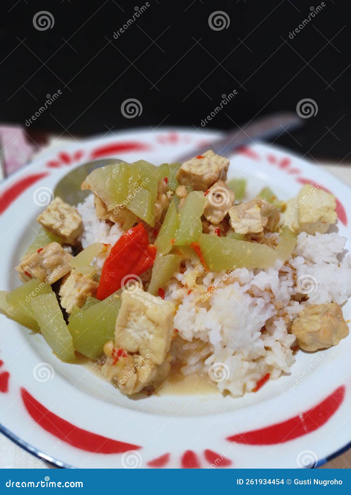 Indonesian vegetable soup stock photo. Image of sayur - 261934454