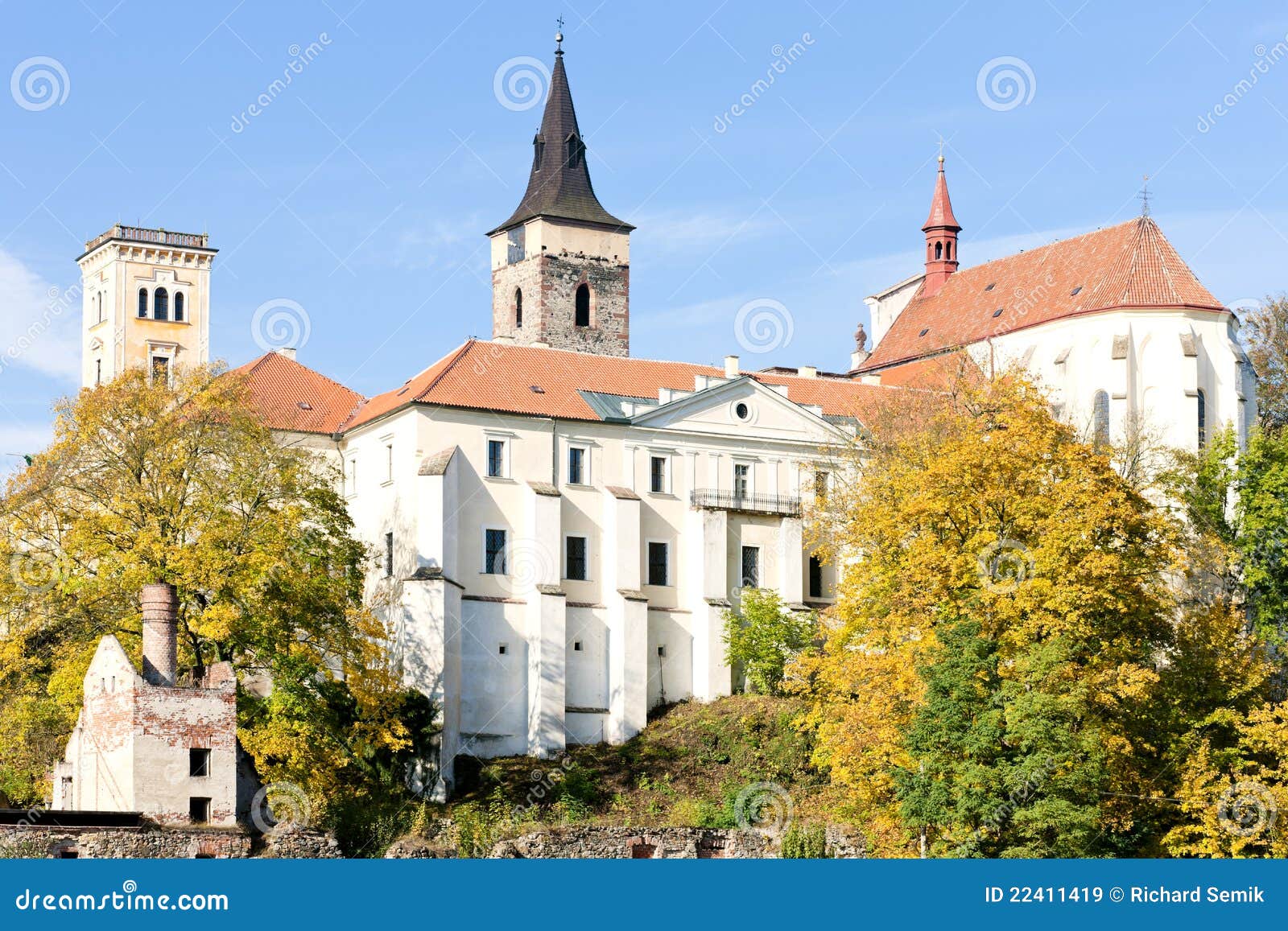 Sazava monastery stock image. Image of outside, republic - 22411419