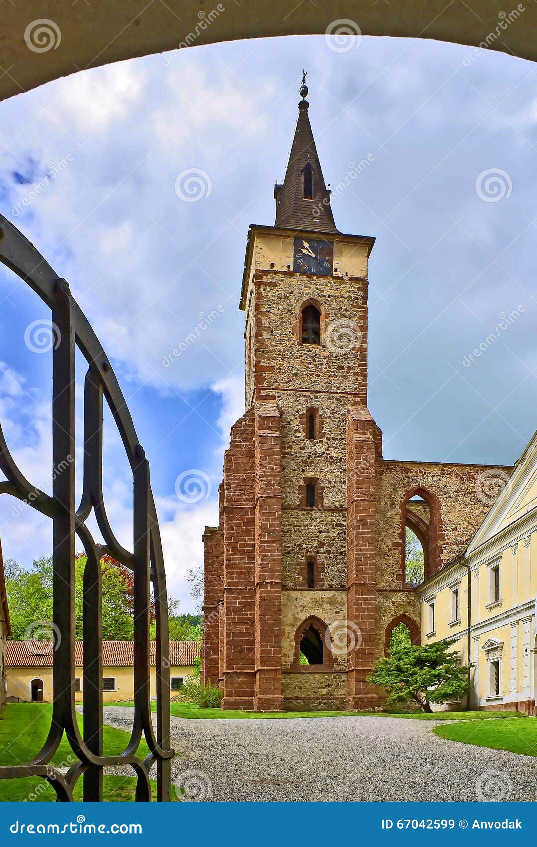 Sazava monastery 01 stock image. Image of convent, exterior - 67042599