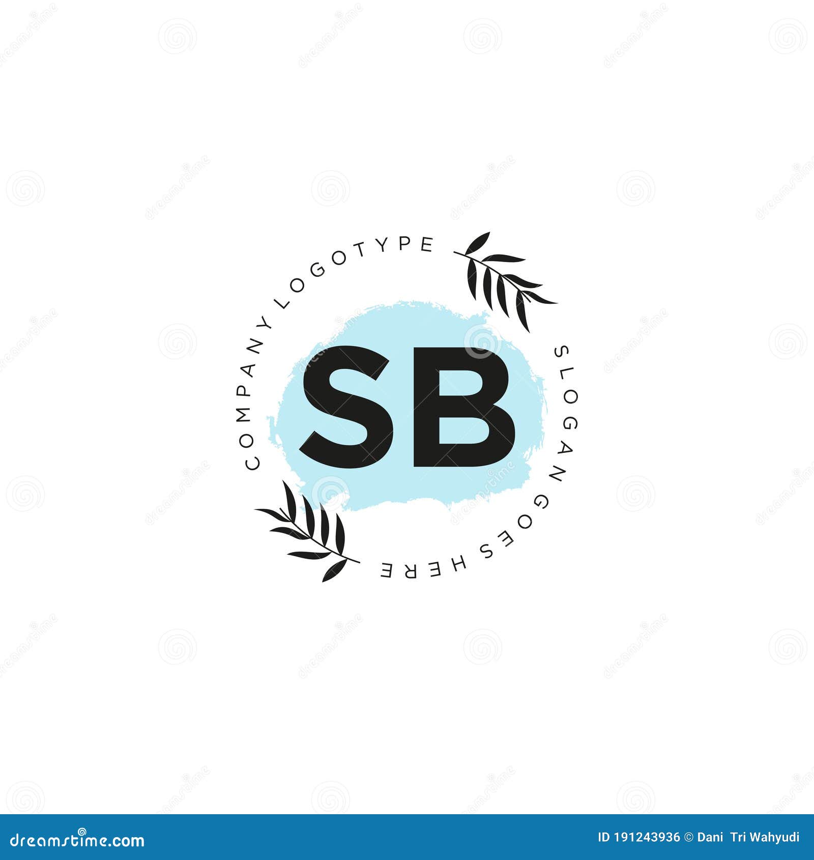 SB Letter Logo Icon Design Template Elements Stock Vector ...