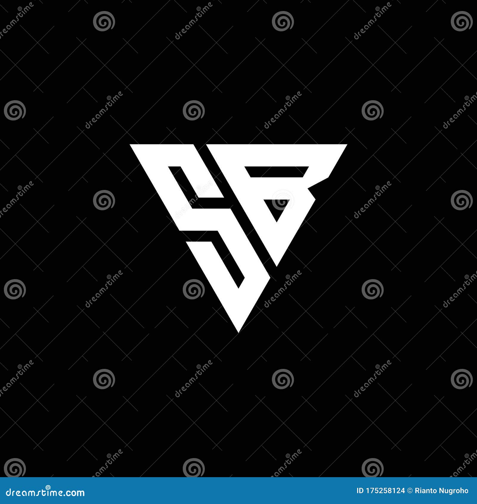 SB Logo Letter Monogram with Triangle Shape Design Template Stock ... SB Logo Letter Monogram with Triangle Shape Design Template Stock ...
