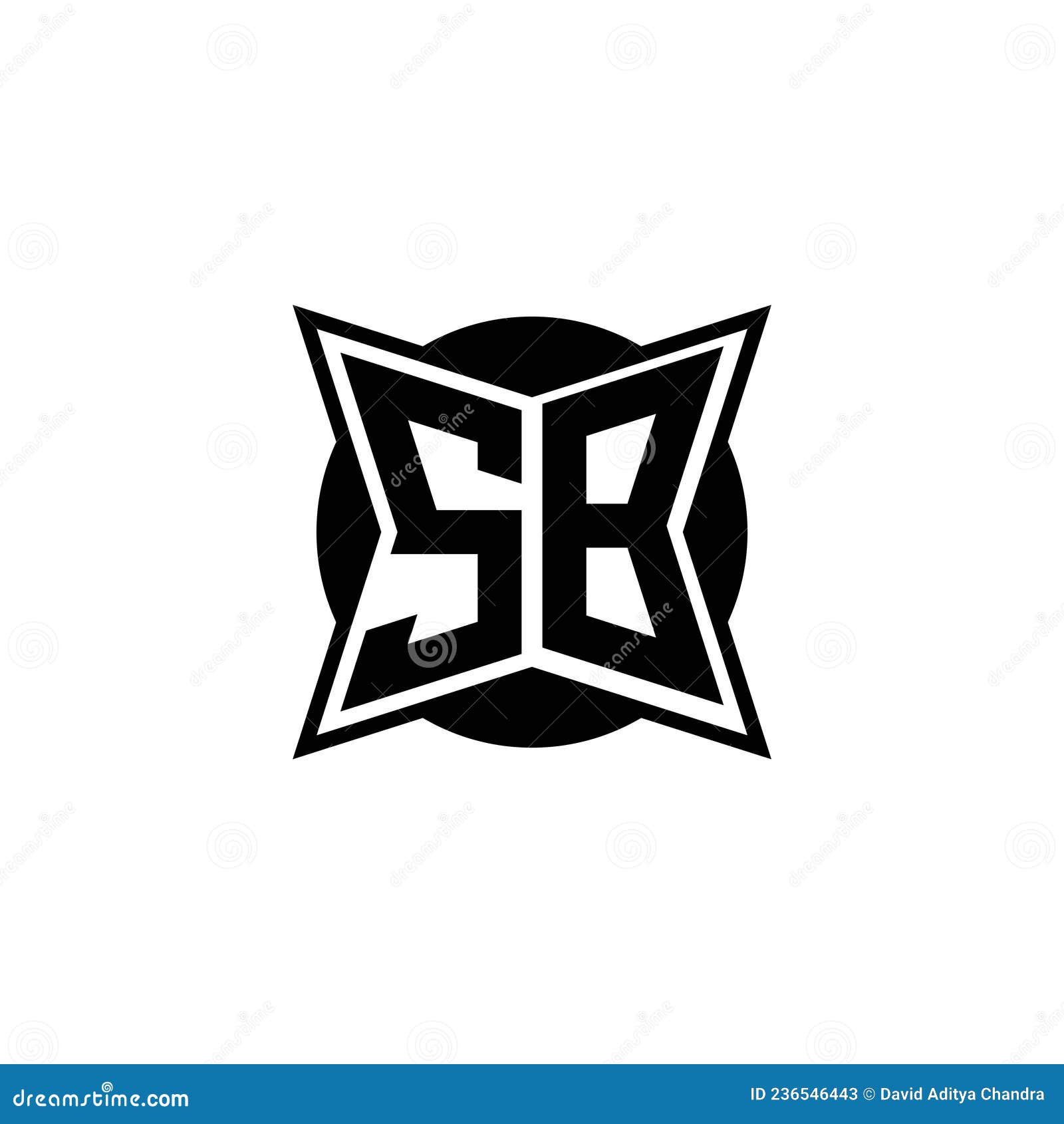 SB Logo Monogram Geometric Modern Design Stock Vector - Illustration of ...