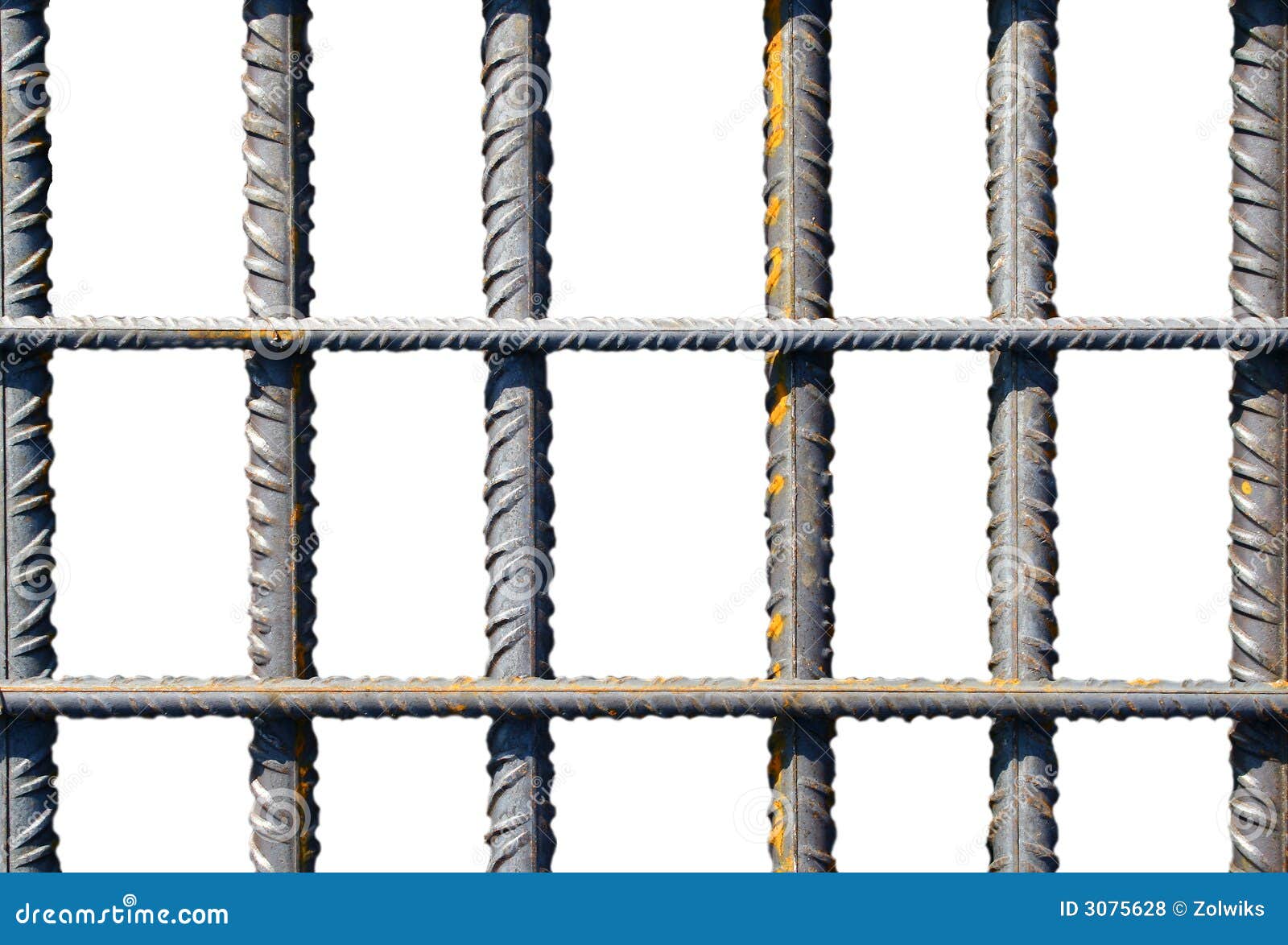 Sbarre di ferro fotografia stock. Immagine di ruggine - 3075628