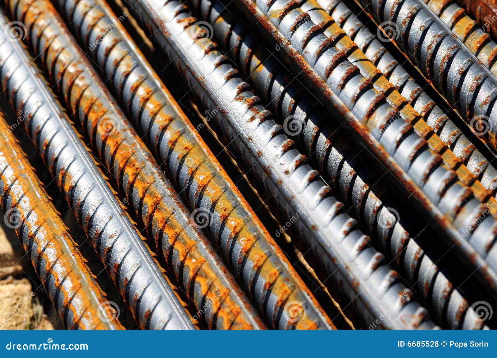 Sbarre di ferro fotografia stock. Immagine di sfondo, barra - 6685528