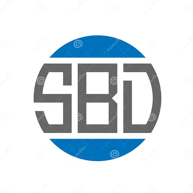 SBD Letter Logo Design on White Background. SBD Creative Initials ...