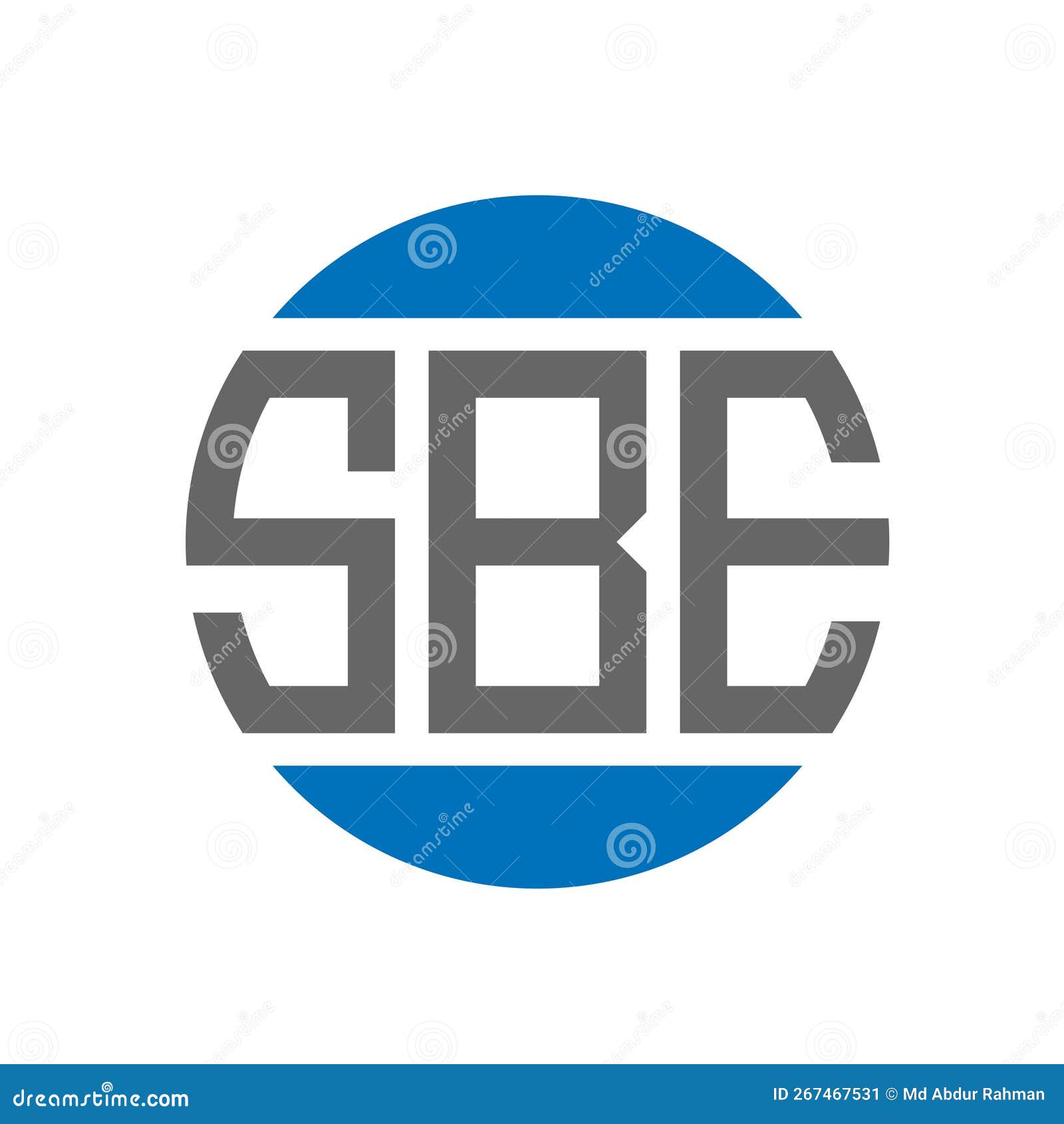 SBE Letter Logo Design on White Background. SBE Creative Initials ...