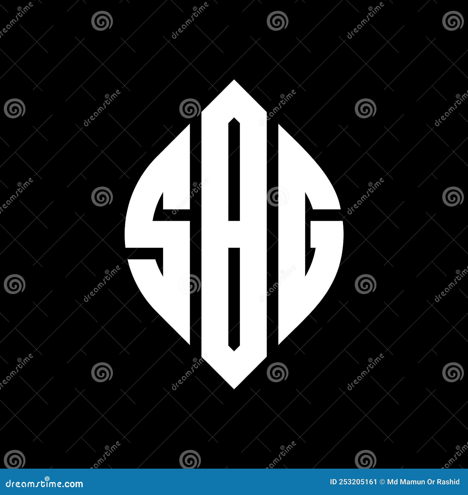SBG Circle Letter Logo Design with Circle and Ellipse Shape. SBG ...