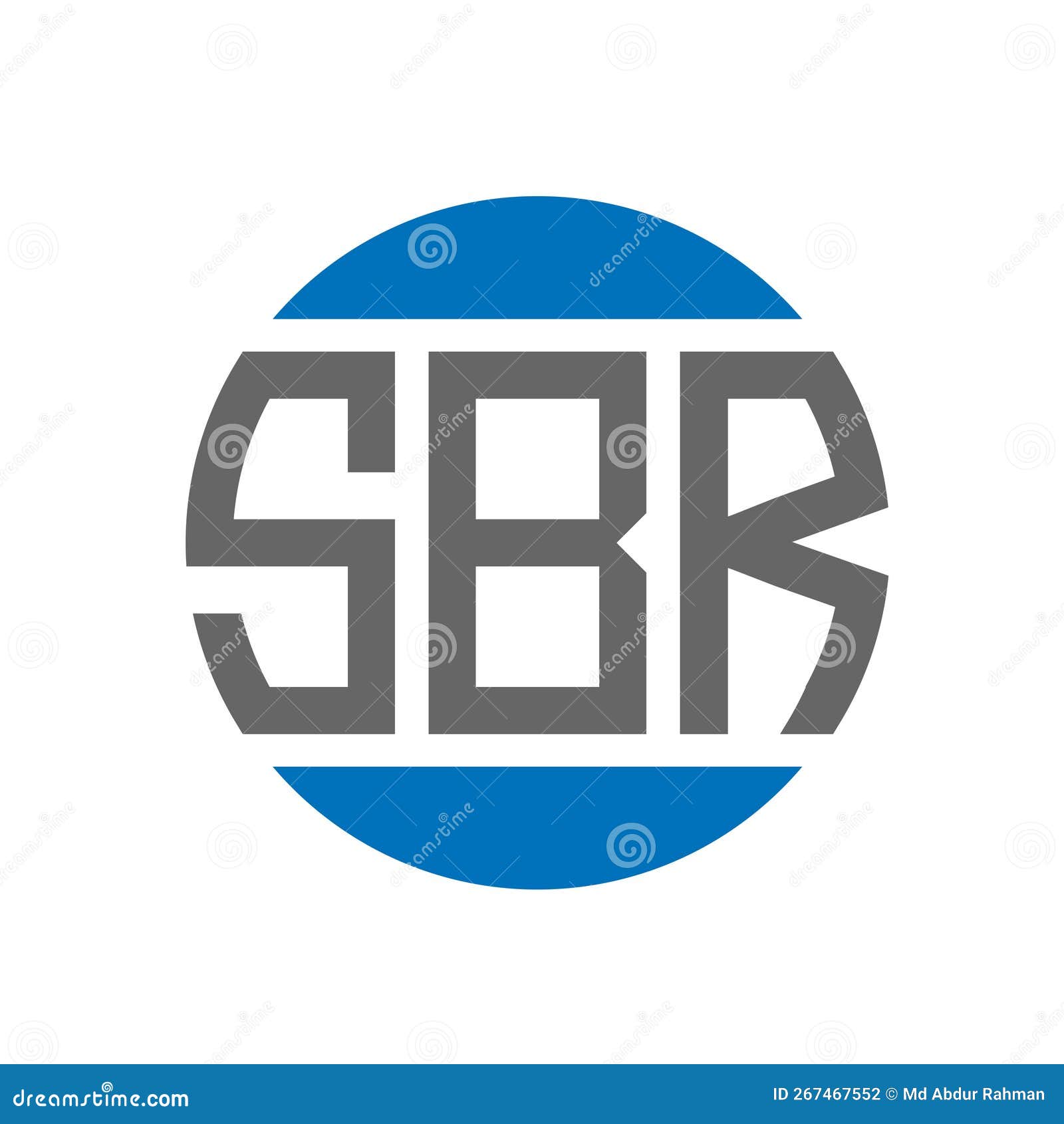 SBR Letter Logo Design On White Background. SBR Creative Initials ...