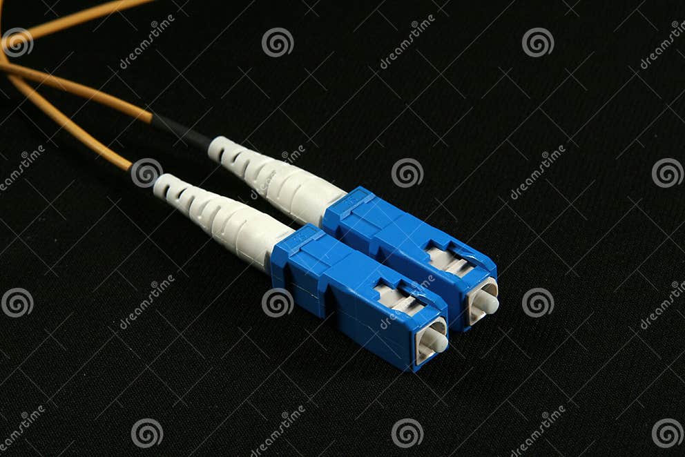 SC Fiber connector stock image. Image of connection, transmission - 6807449