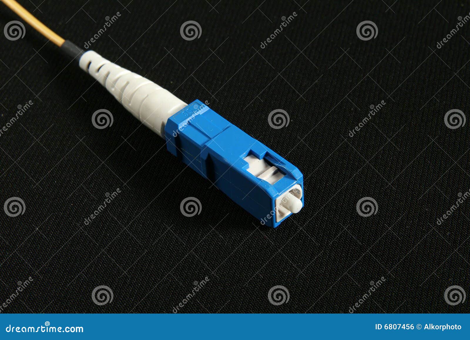 SC Fiber connector stock photo. Image of megabit, isolated - 6807456