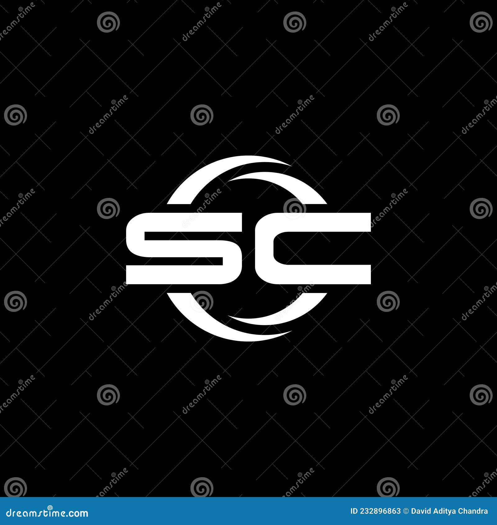 SC Logo Monogram Design Template Stock Vector - Illustration of iconic ...