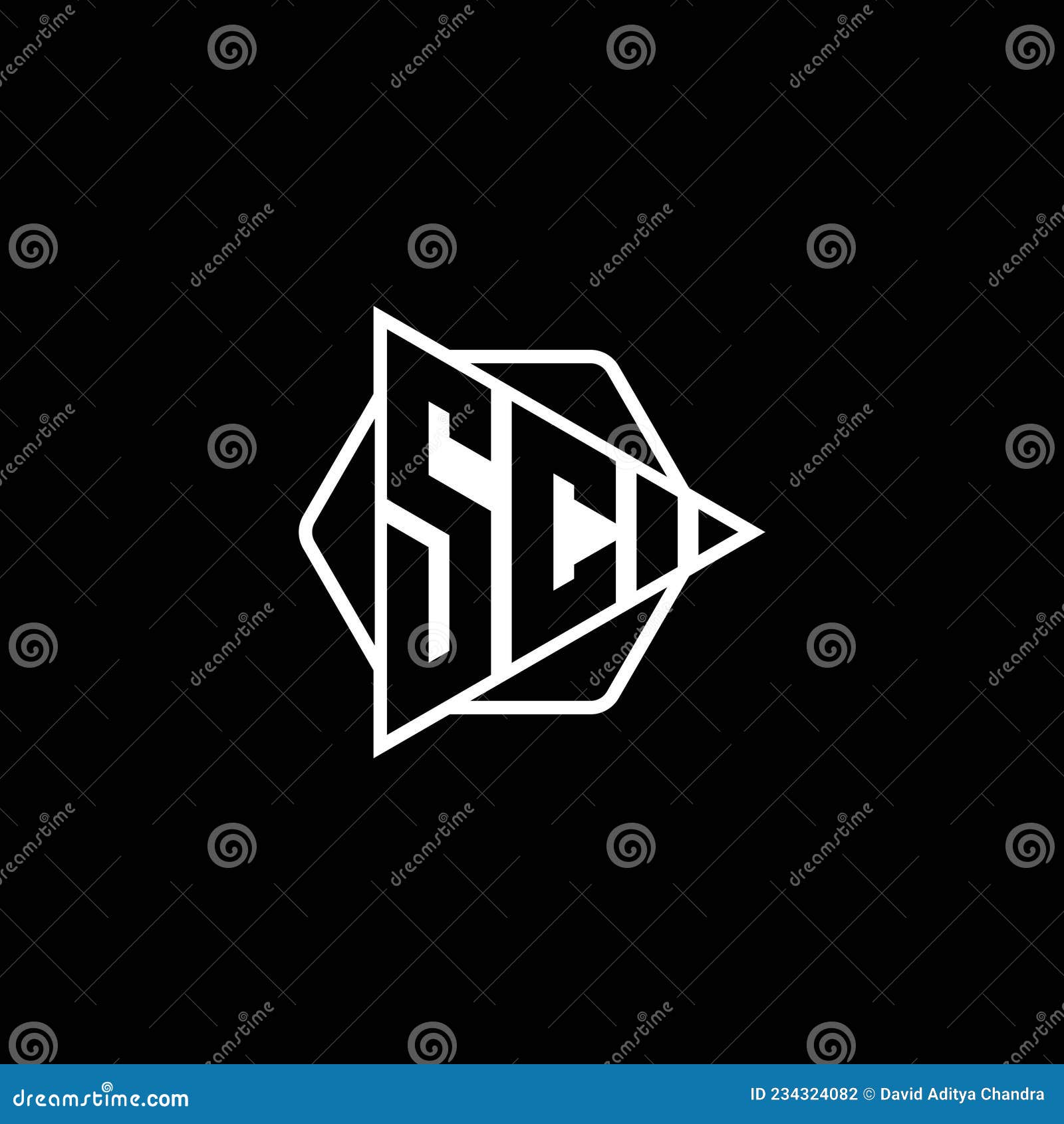 SC Logo Monogram Triangle Play Button Stock Vector - Illustration of ... SC Logo Monogram Triangle Play Button Stock Vector - Illustration of ...