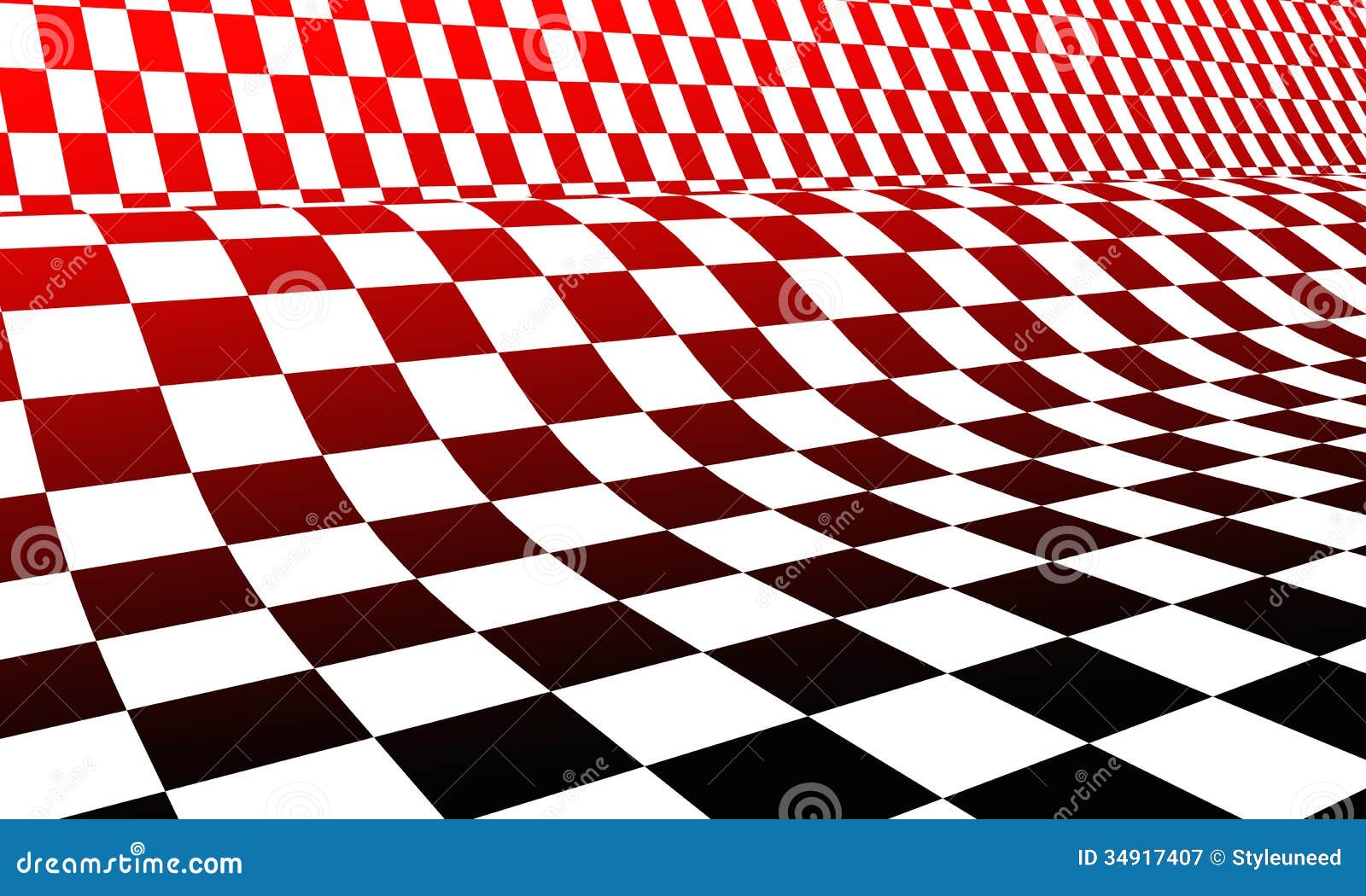 Scacchiera Bianca E Nera Rossa Illustrazione di Stock - Illustrazione ...