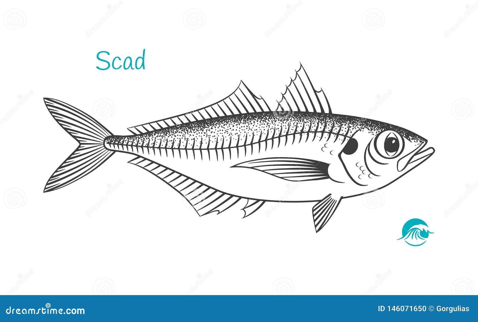 Scad Hand-drawn Illustration | CartoonDealer.com #146071650