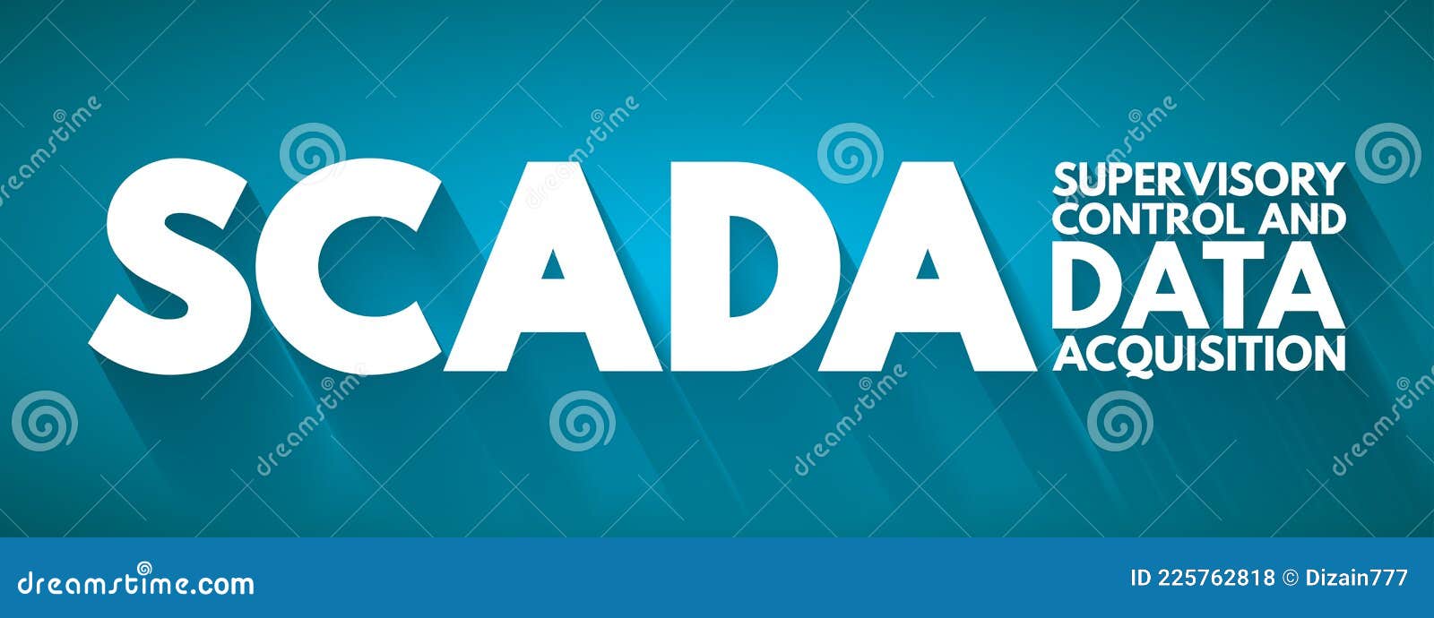 SCADA Supervisory Control And Data Acquisition Industrial Process ...