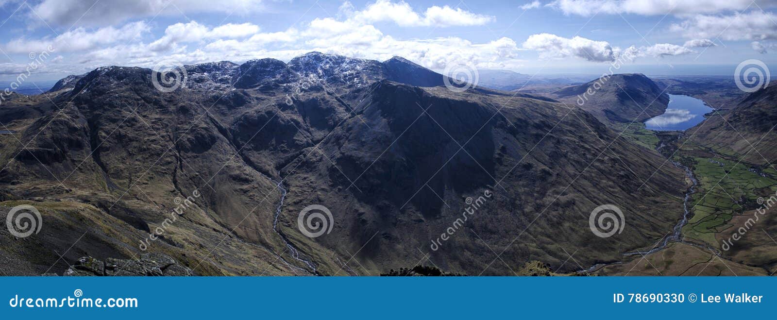 Scafell Pike, the Lake District Stock Photo - Image of outdoors ...