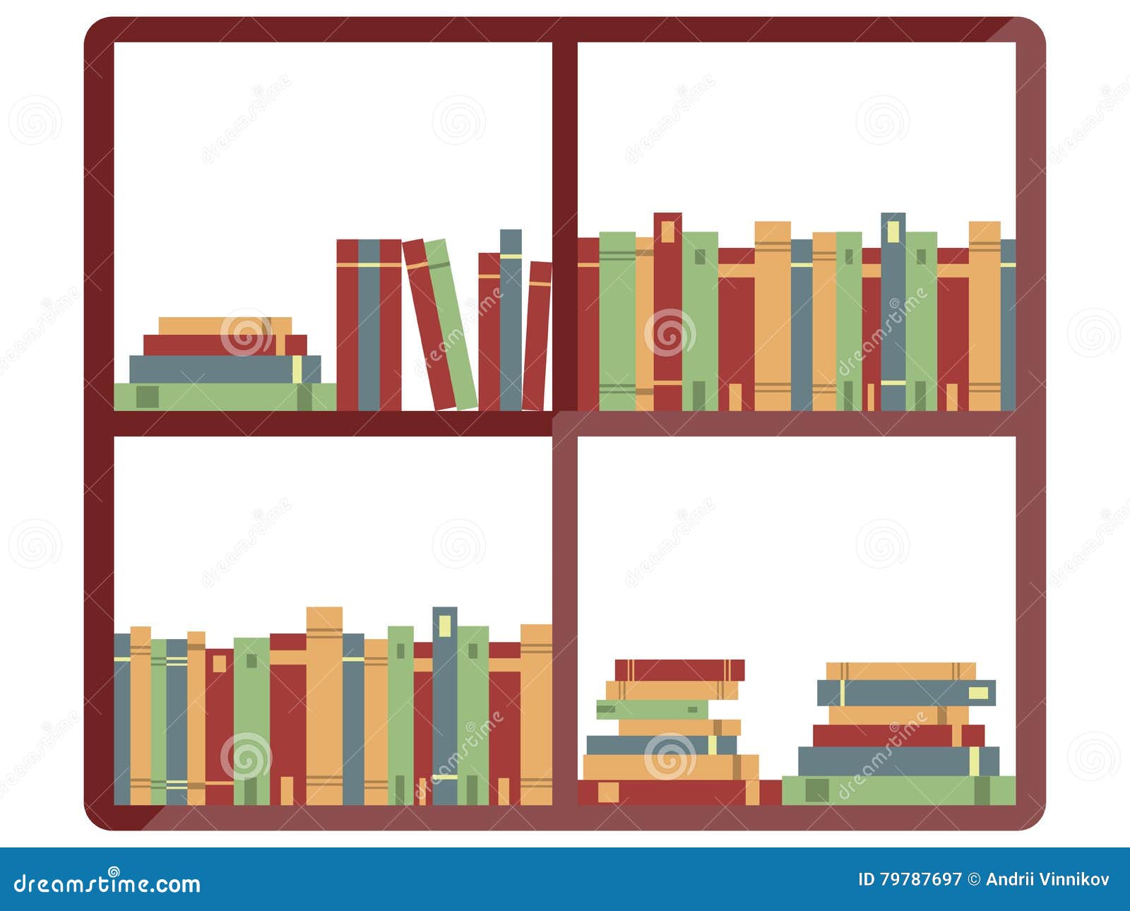 Scaffale Con I Libri, Libreria, Libri Sull'scaffali in Biblioteca ...