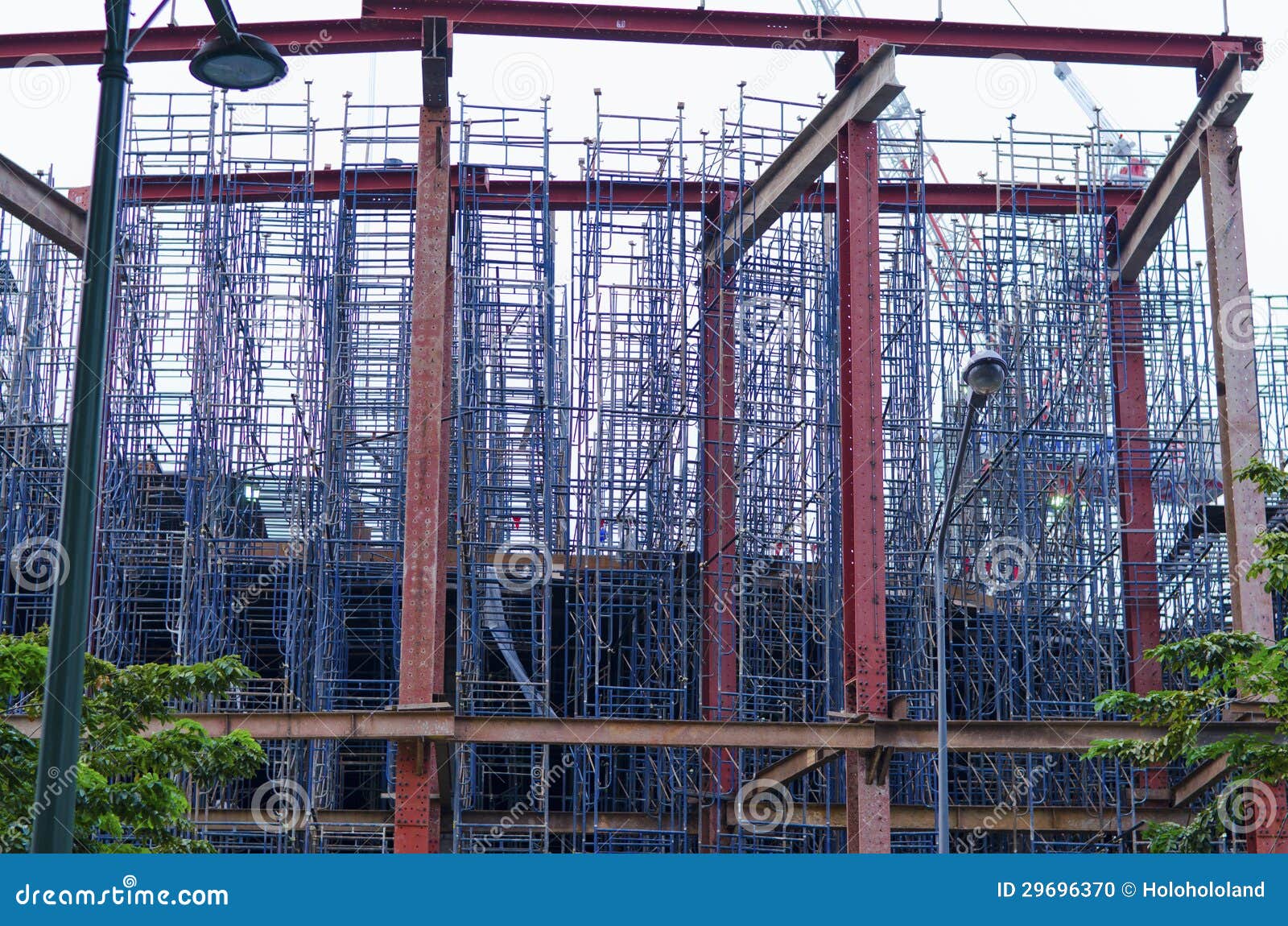 Scaffold stock photo. Image of scaffold, straight, stair - 29696370