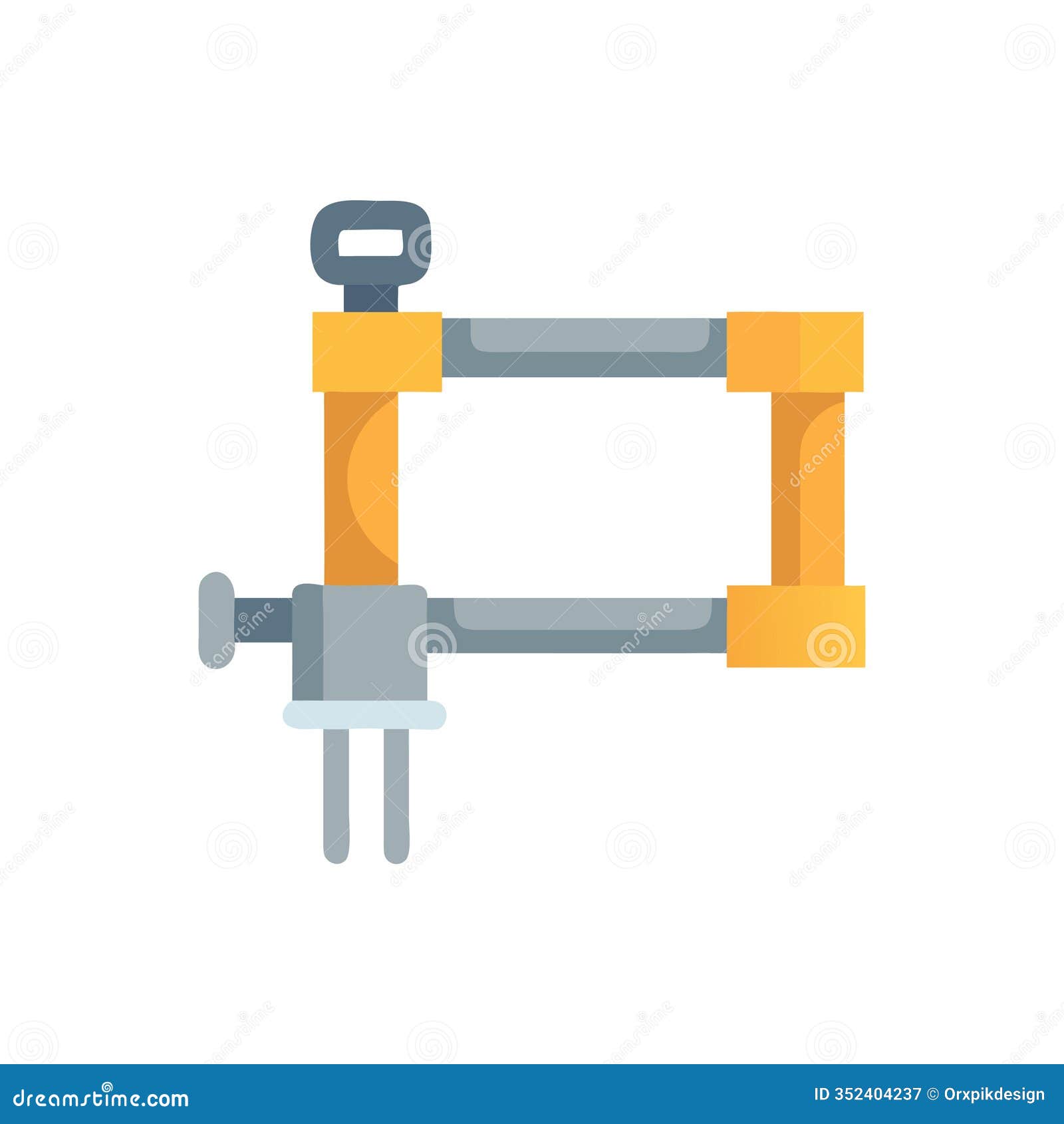 Scaffold Clamp Icon for Construction Safety Stock Illustration ...