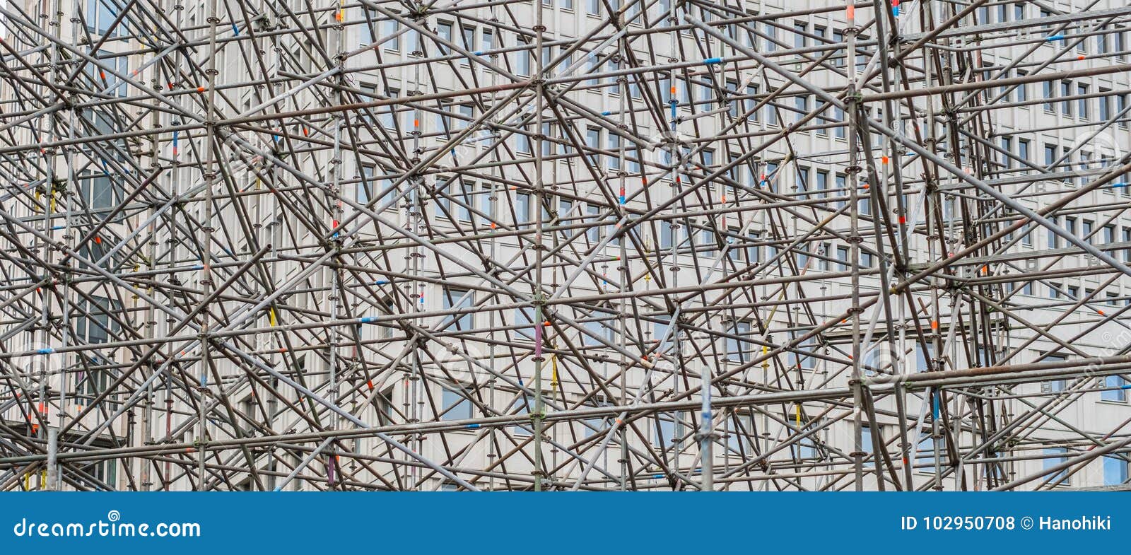 Scaffold Construction Concept , Scaffolding Framework Backgroun Stock ...