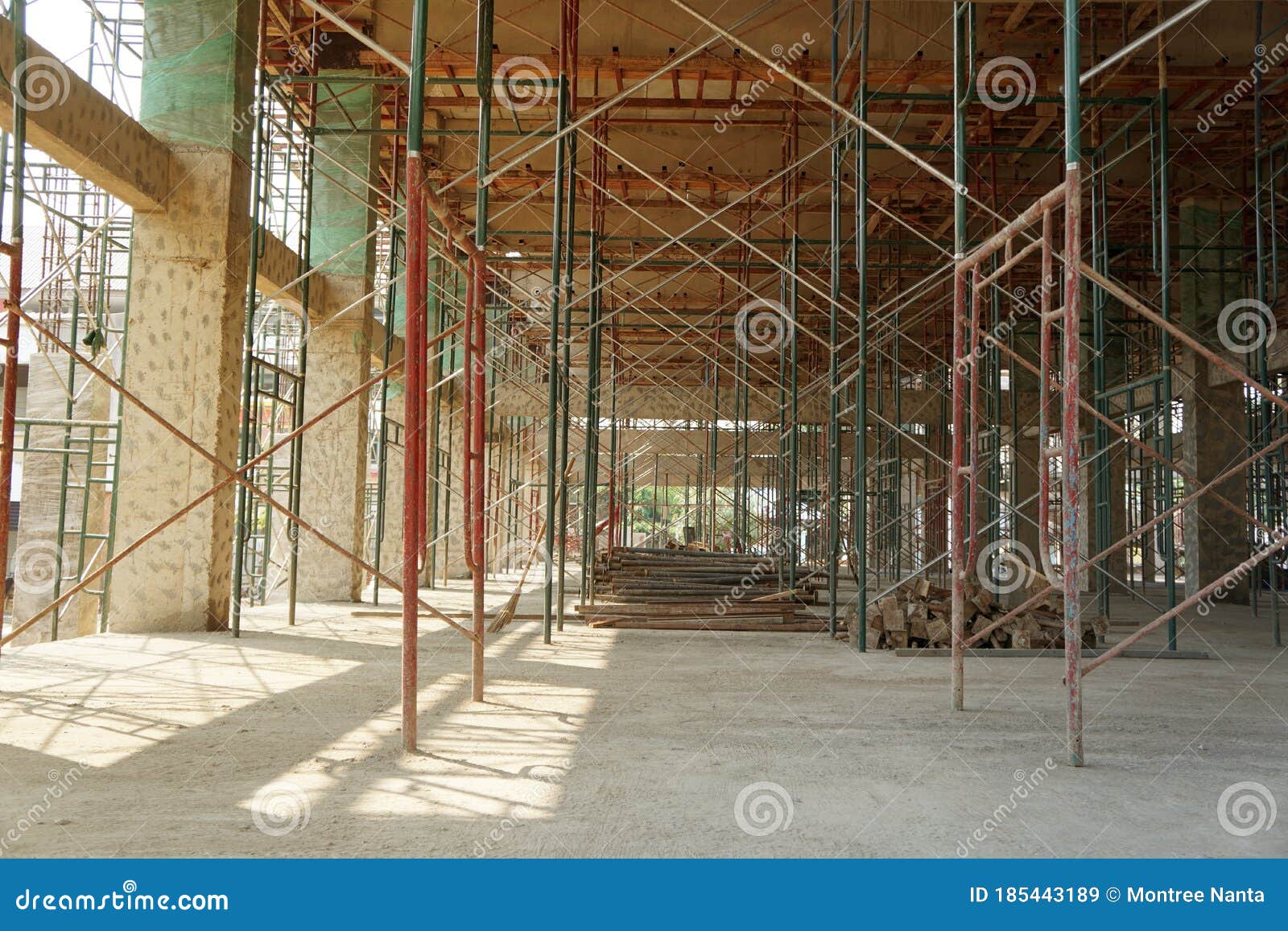 Supporting Scaffold Construction Royalty-Free Stock Photography ...