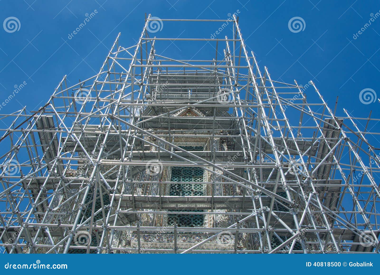 Scaffold stock photo. Image of england, architect, windows - 40818500