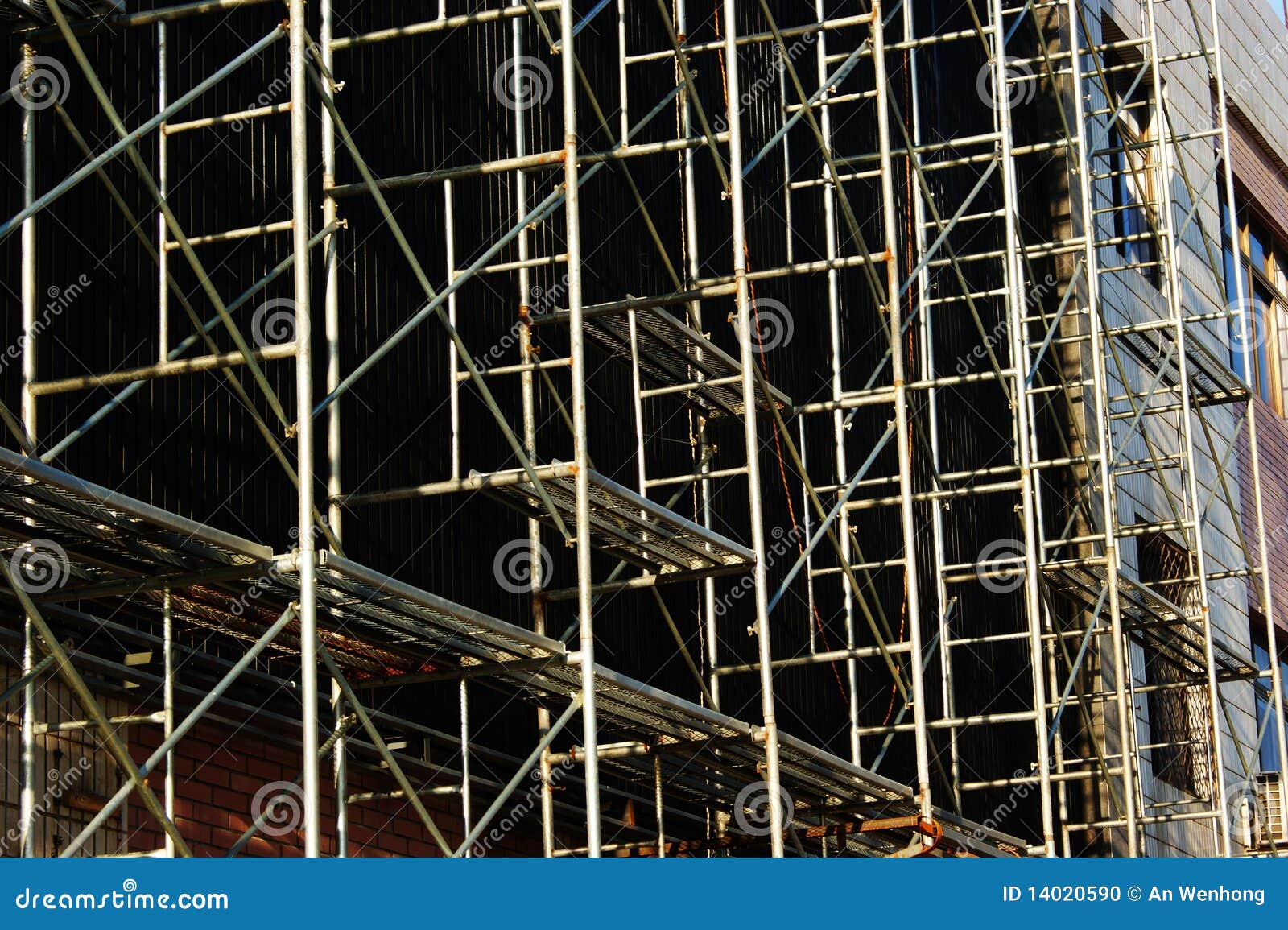 SCaffolding stock photo. Image of outdoor, scaffolding - 14020590