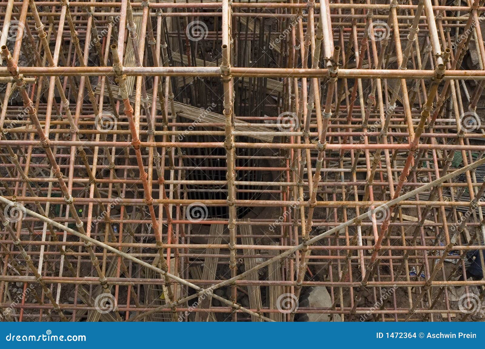 Scaffolding stock photo. Image of construction, high, risers - 1472364