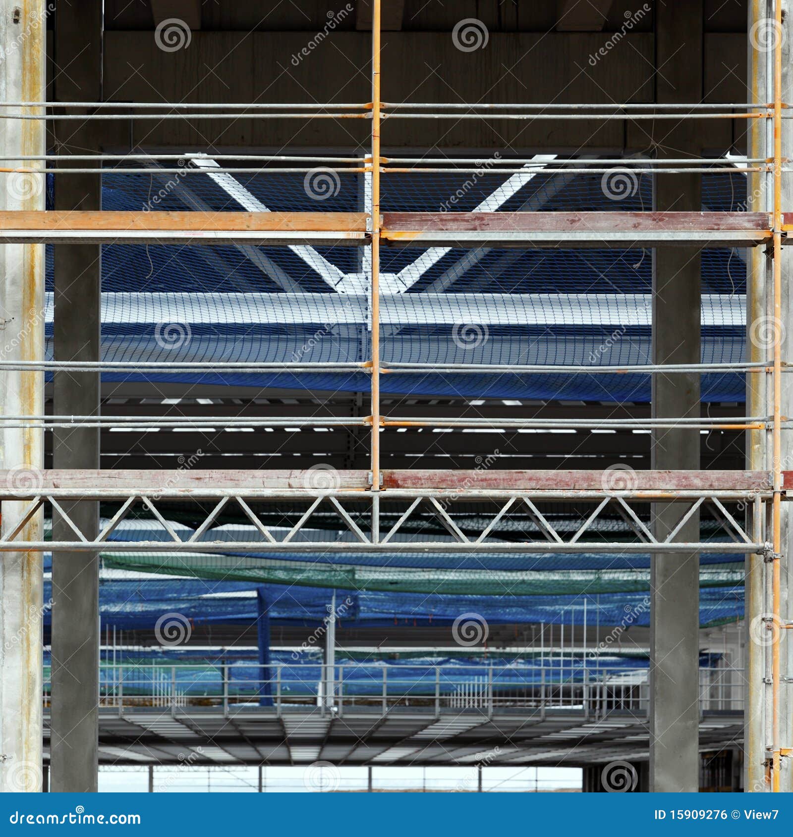 Scaffolding stock photo. Image of plan, scaffold, line - 15909276