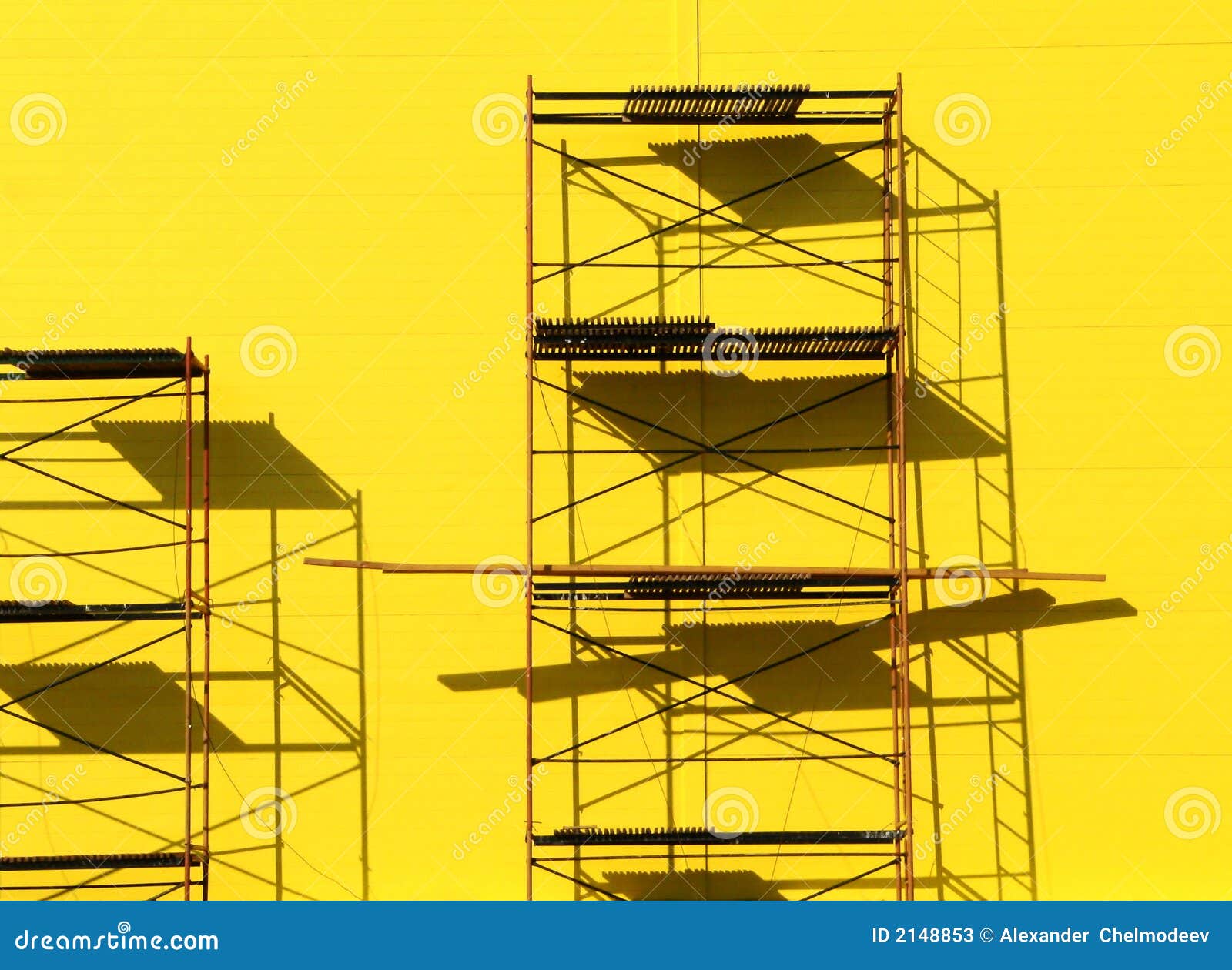 Scaffolding stock image. Image of place, decorating, montage - 2148853