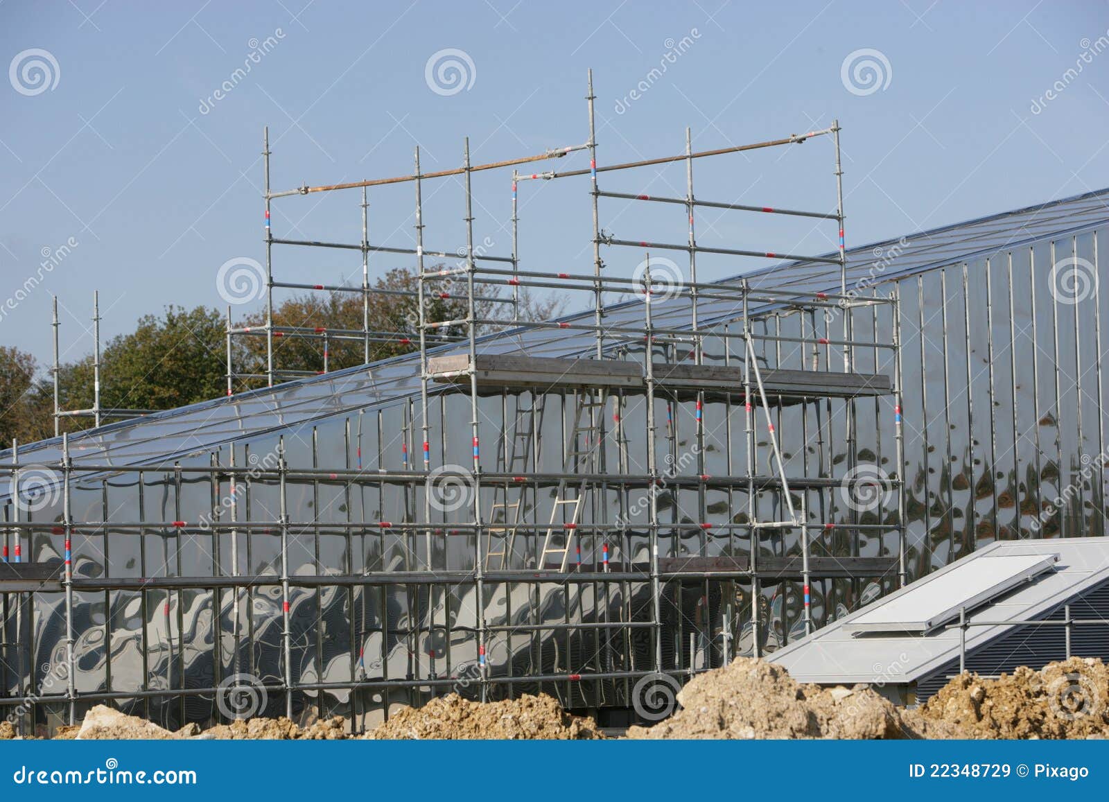 Scaffolding stock image. Image of shovel, construction - 22348729