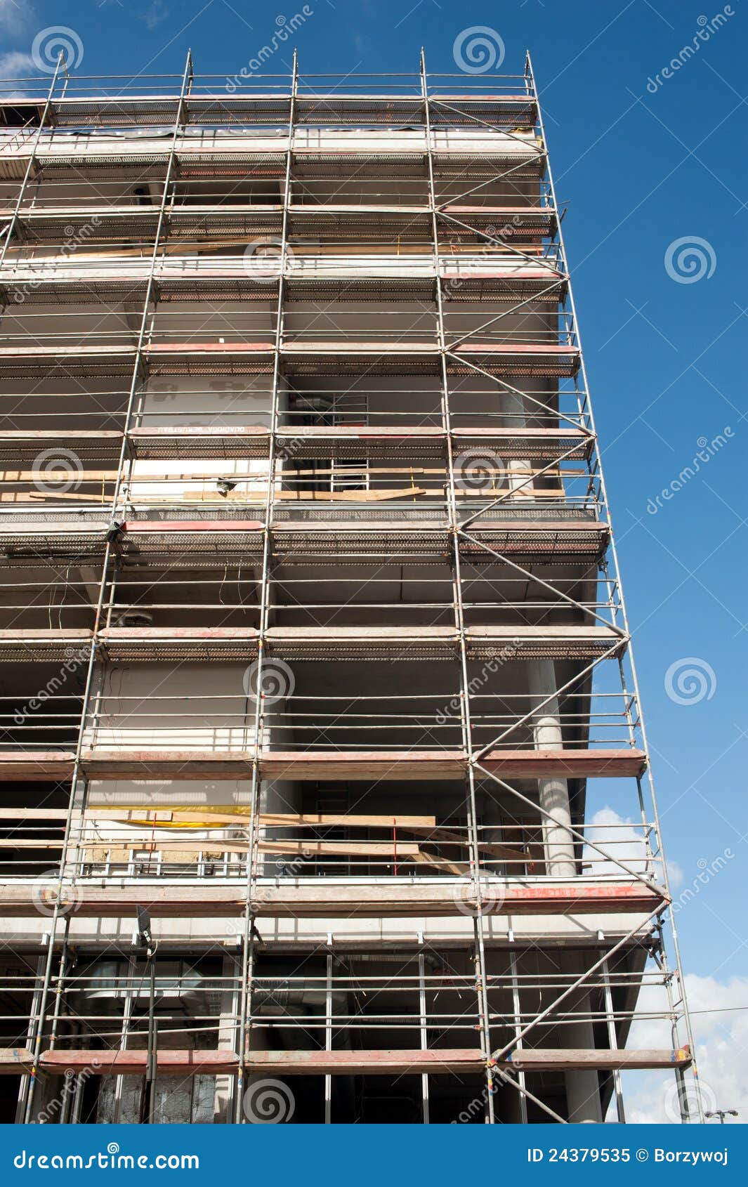 Scaffolding stock image. Image of skeleton, metal, rails - 24379535