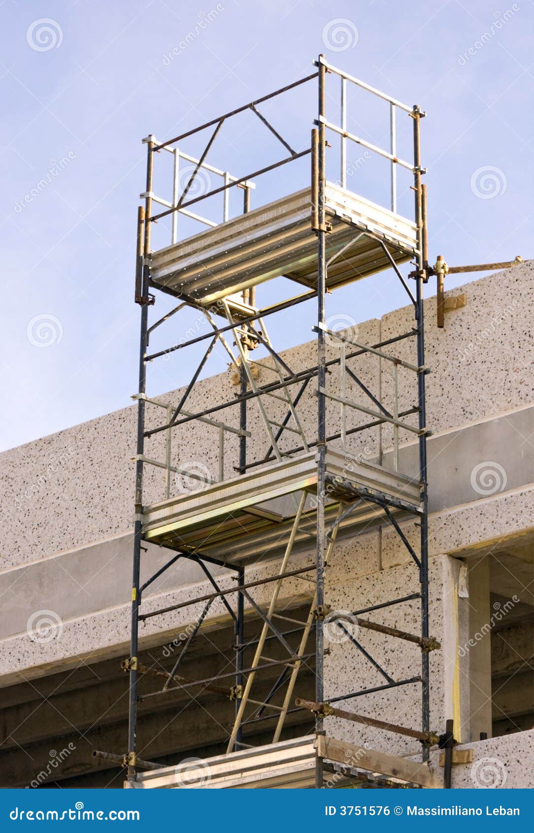Scaffolding stock photo. Image of mason, scaffold, metallic - 3751576