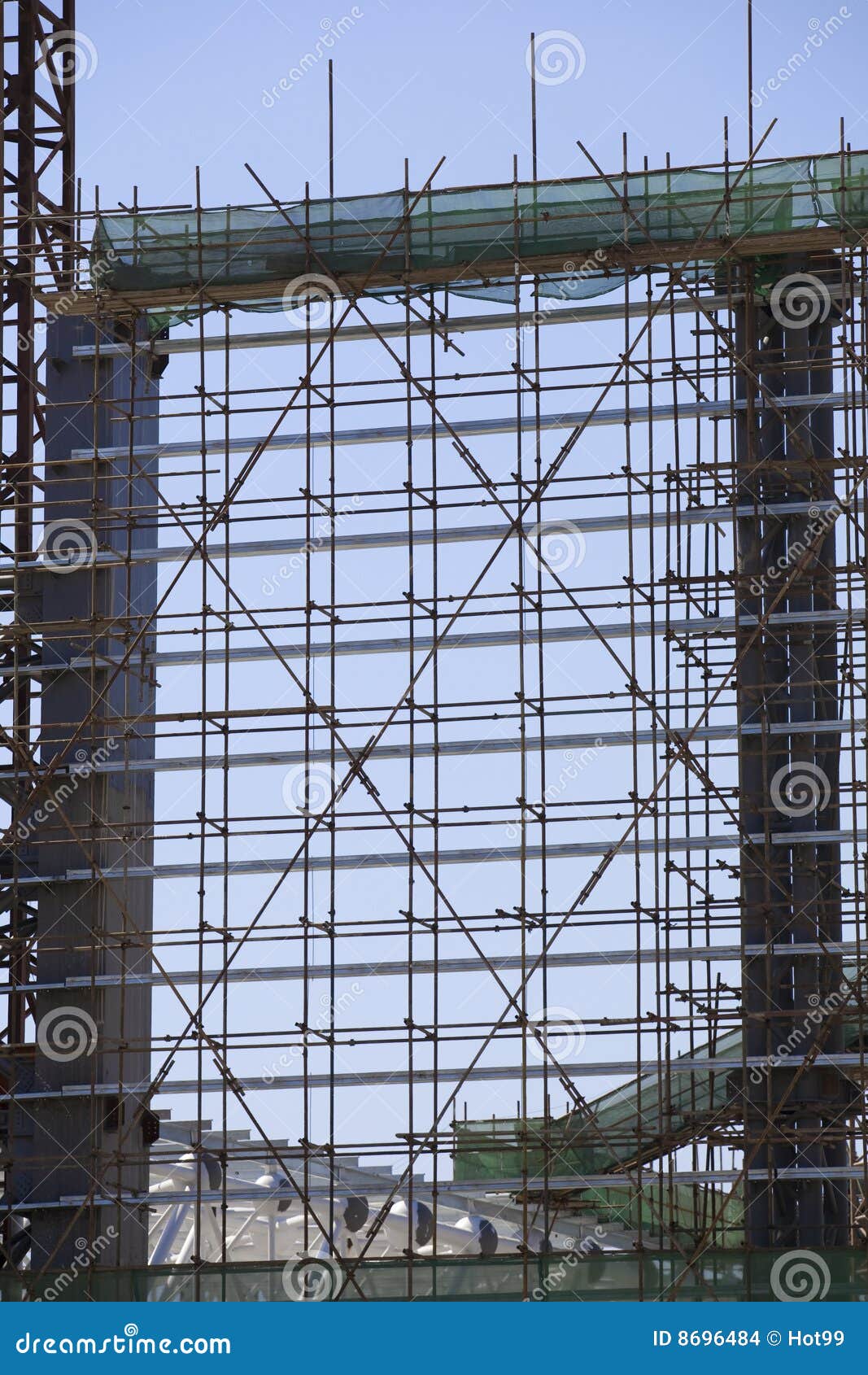 Scaffolding stock photo. Image of architecture, construction - 8696484